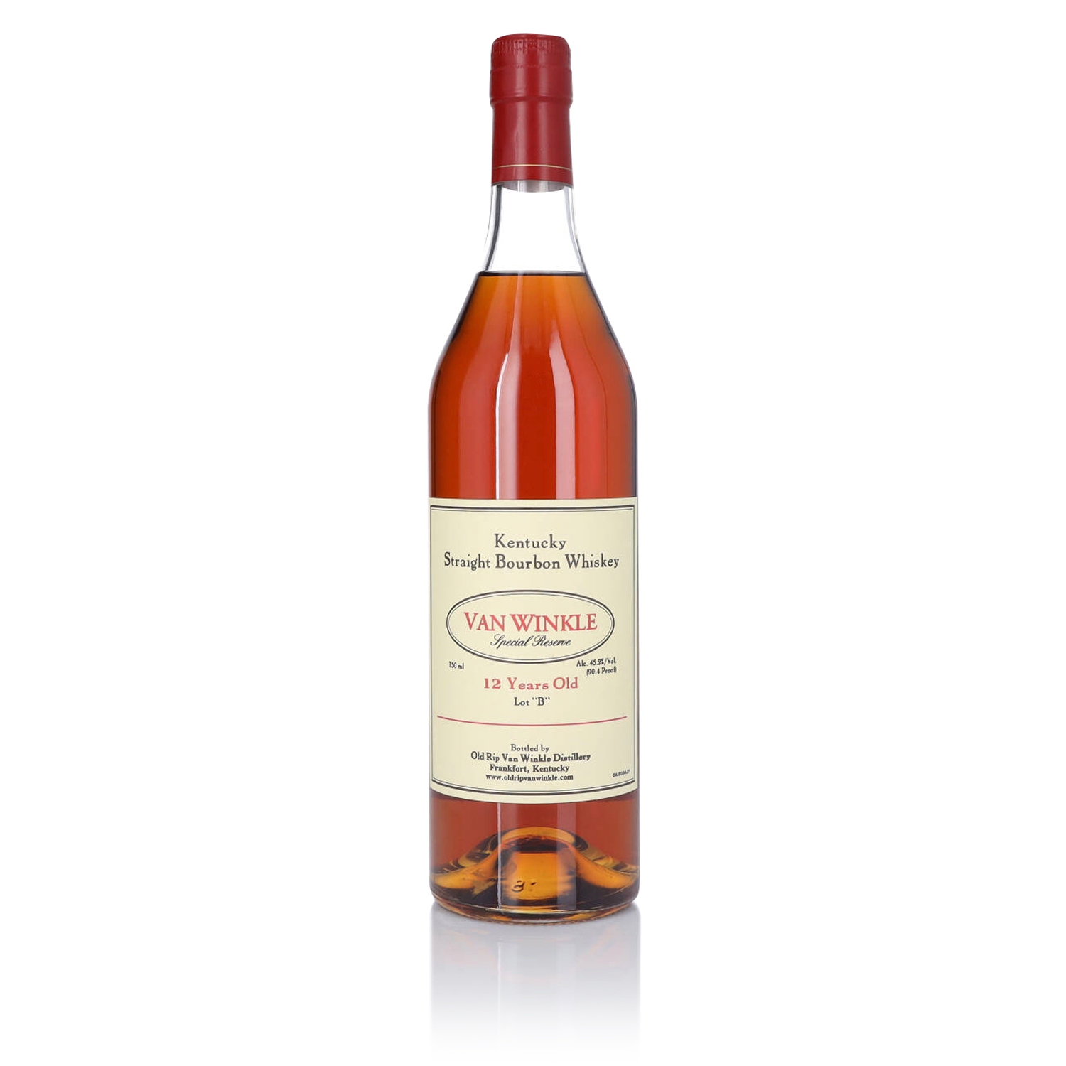 Van Winkle 12 Year Old Special Reserve Lot "B" 90.4 proof NV (1 BT 75cl ...