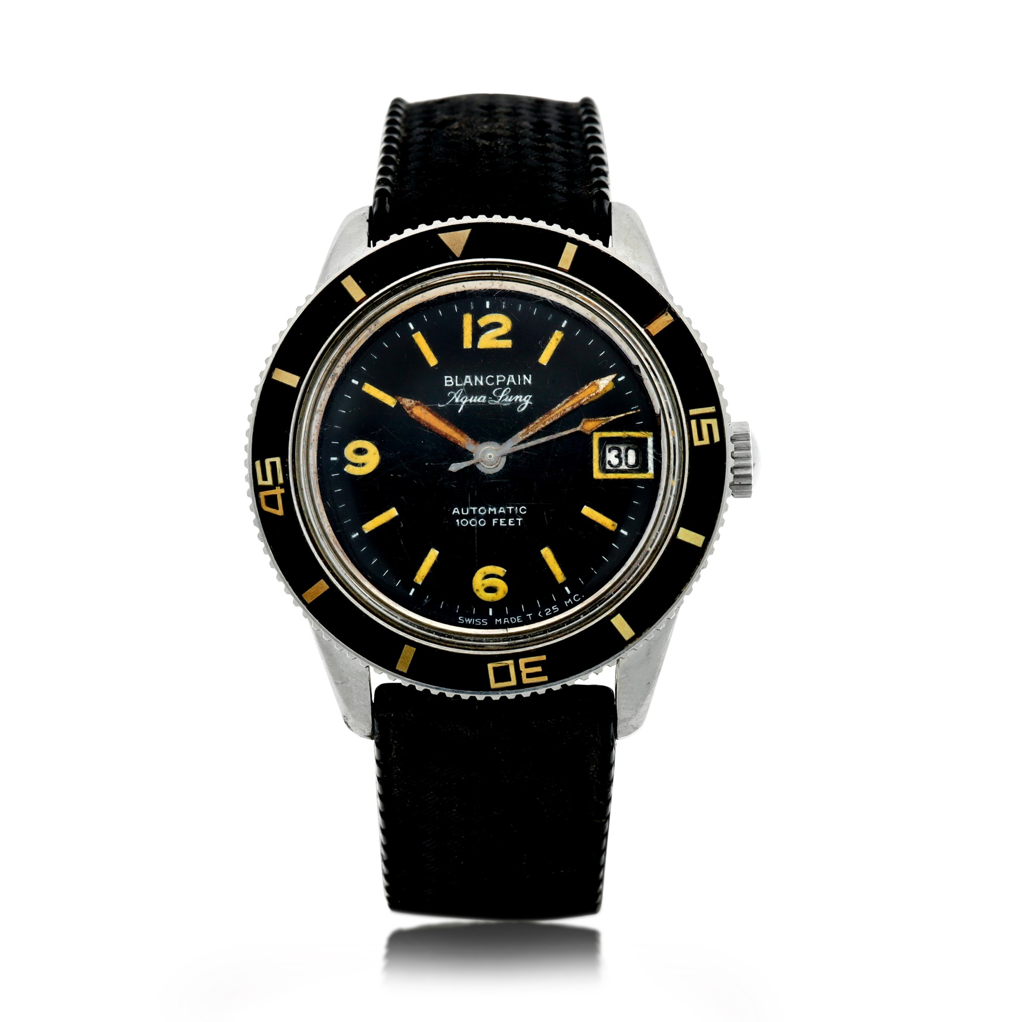 BLANCPAIN | AQUA LUNG A STAINLESS STEEL AUTOMATIC WRISTWATCH WITH DATE ...