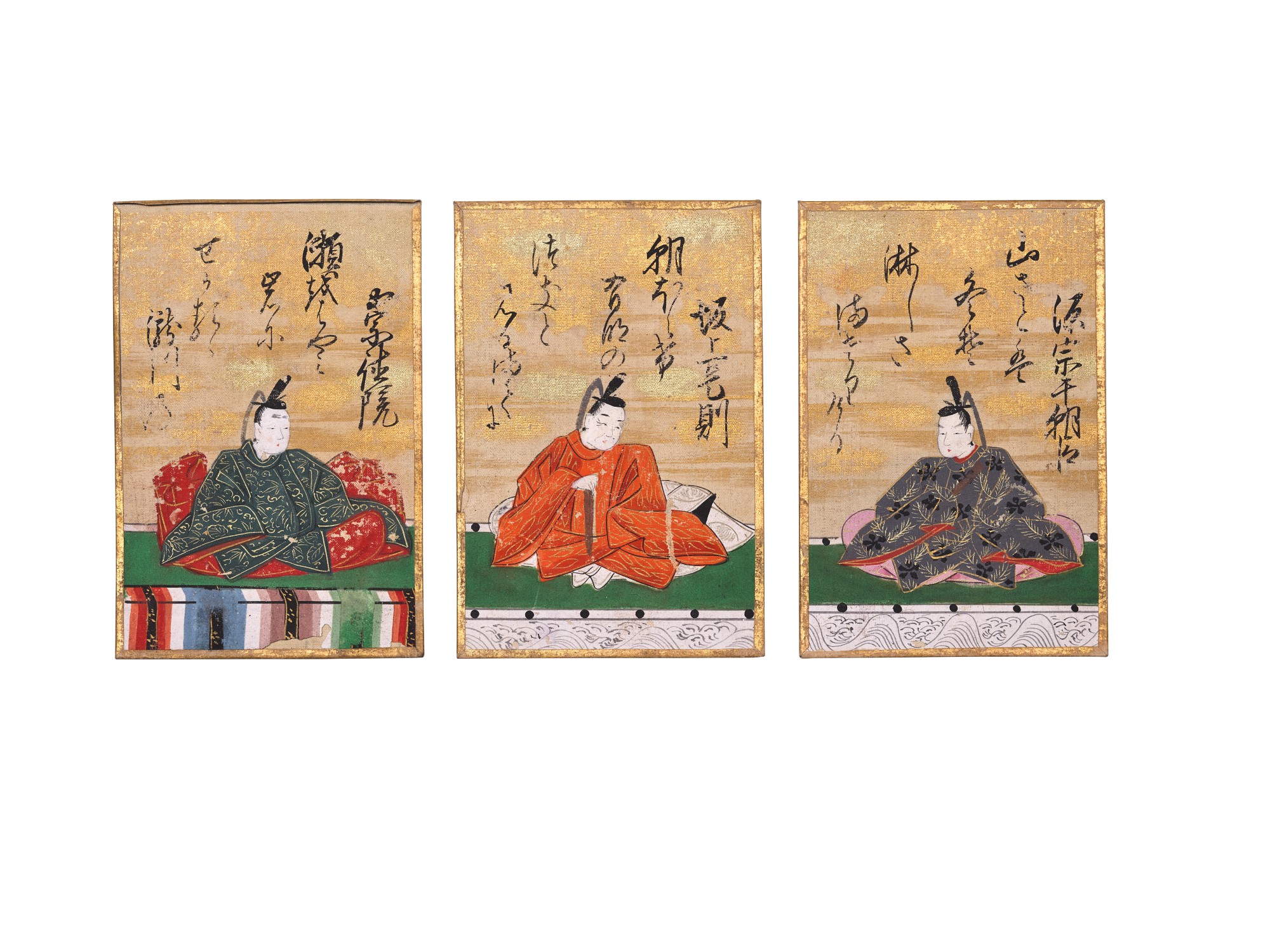 A LACQUER CARD BOX AND COVER CONTAINING CARDS FOR THE CARD GAME UTA ...