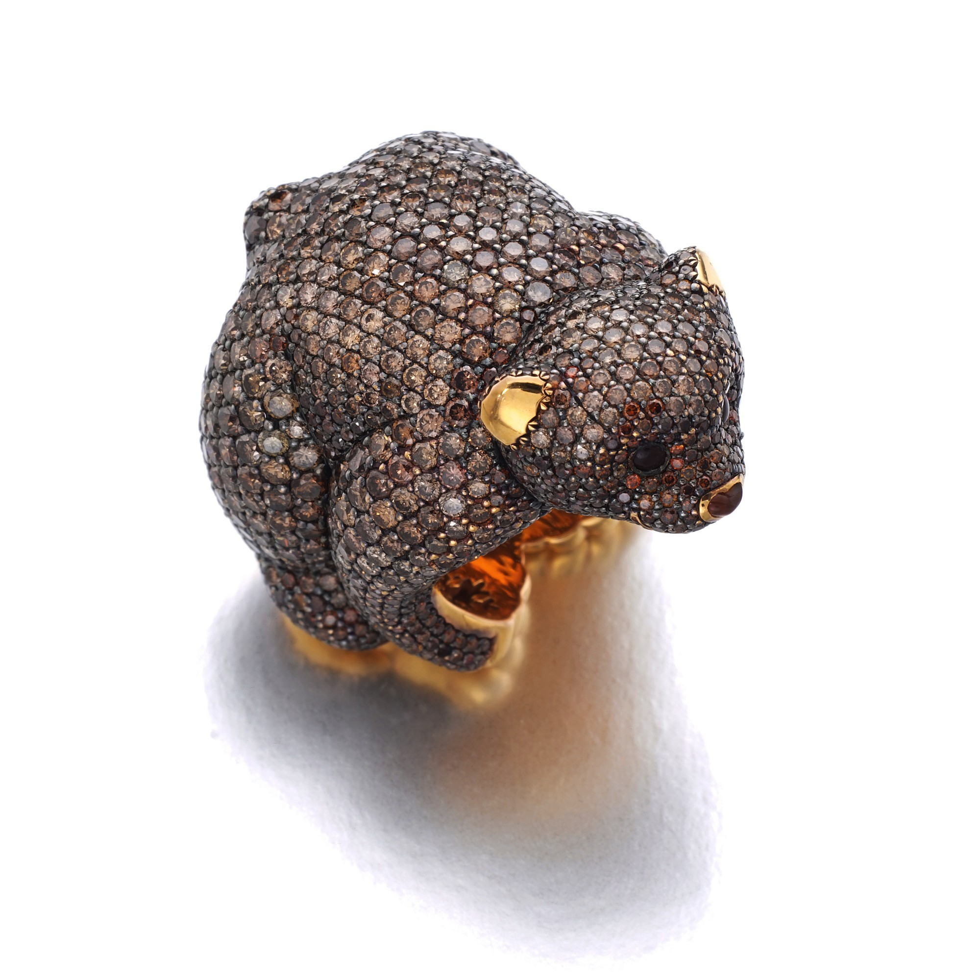 CHOPARD | DIAMOND RING, 'OURS BRUN' FROM THE ANIMAL WORLD COLLECTION ...