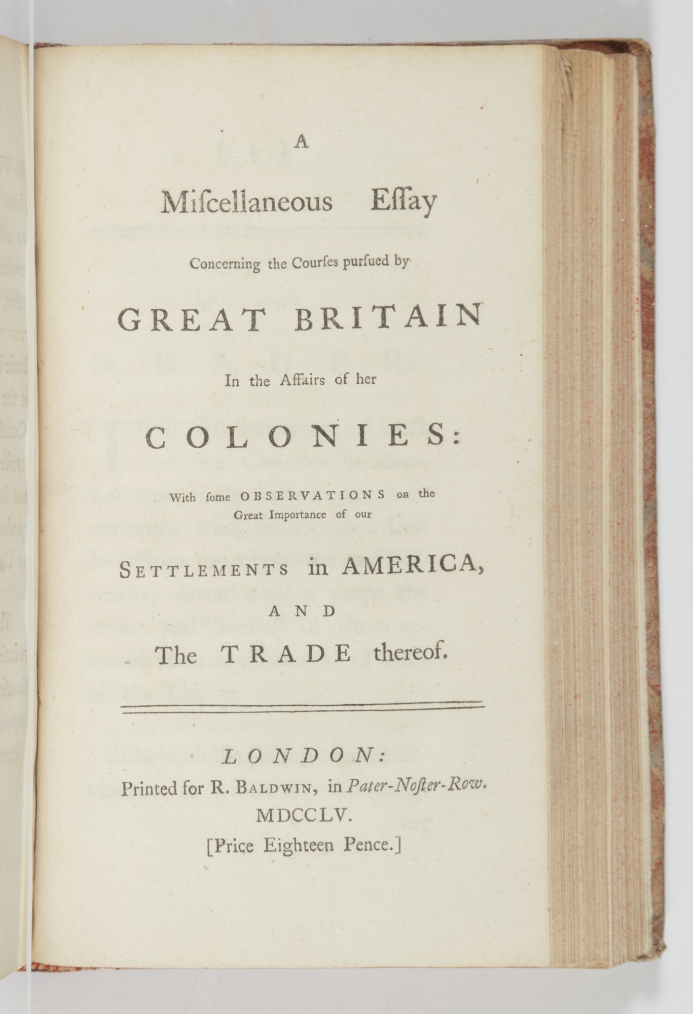 (Colonial America) | Sammelband of five important eighteenth-century ...