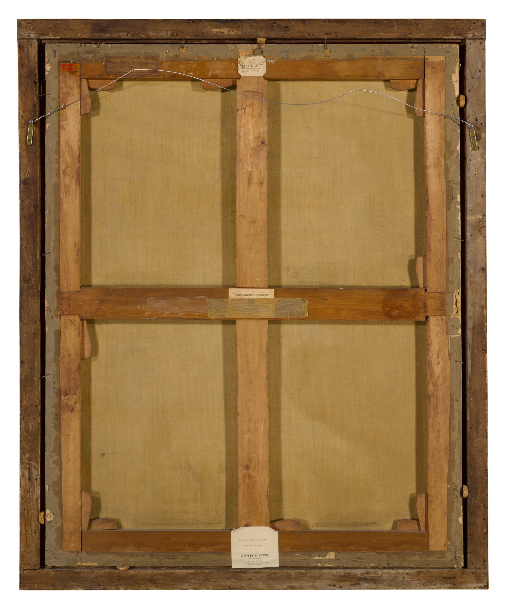 Portrait of a Captain Raynor, R.N., seated on a rocky bank, in a ...