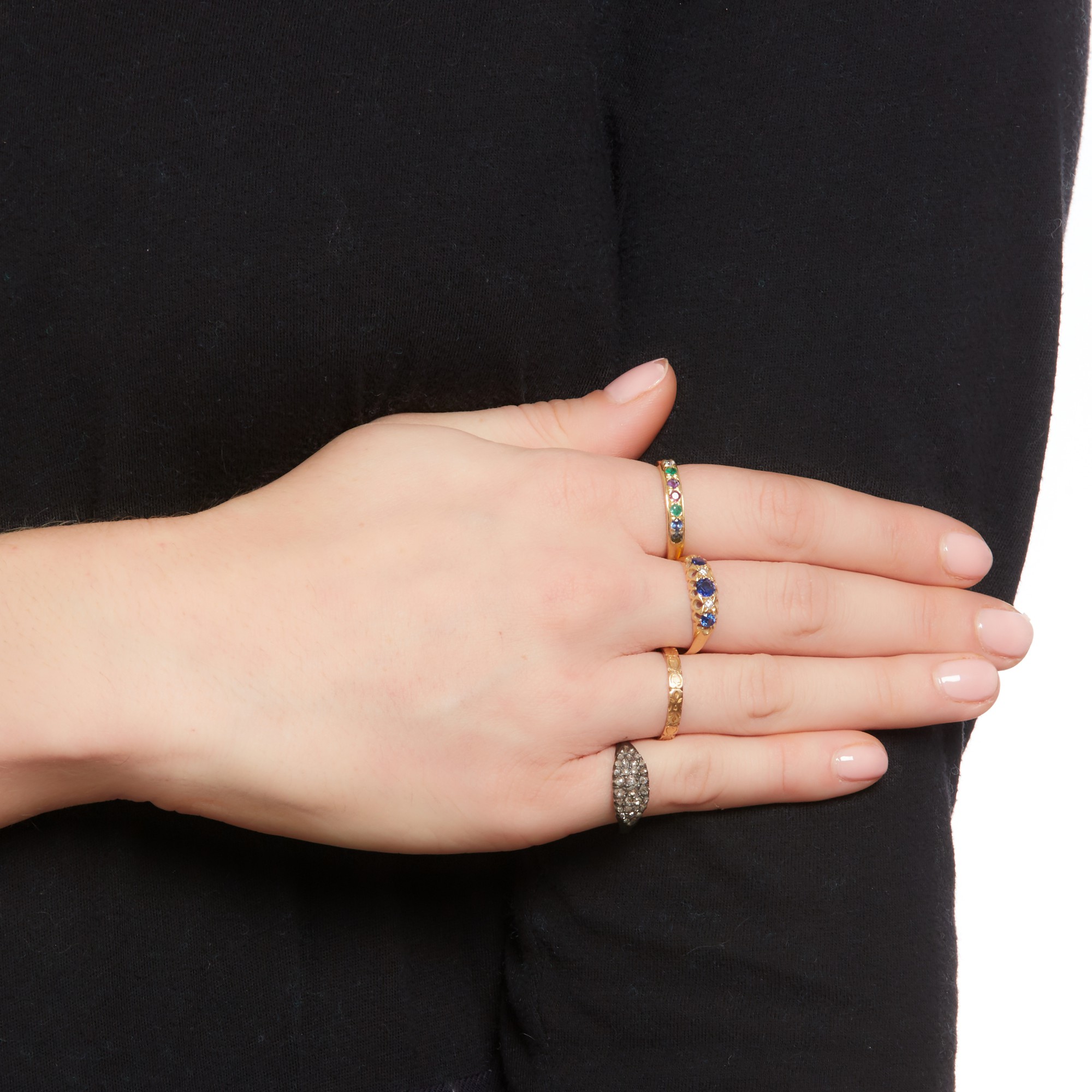 Four gem set and diamond rings | Fine Jewels | 2021 | Sotheby's