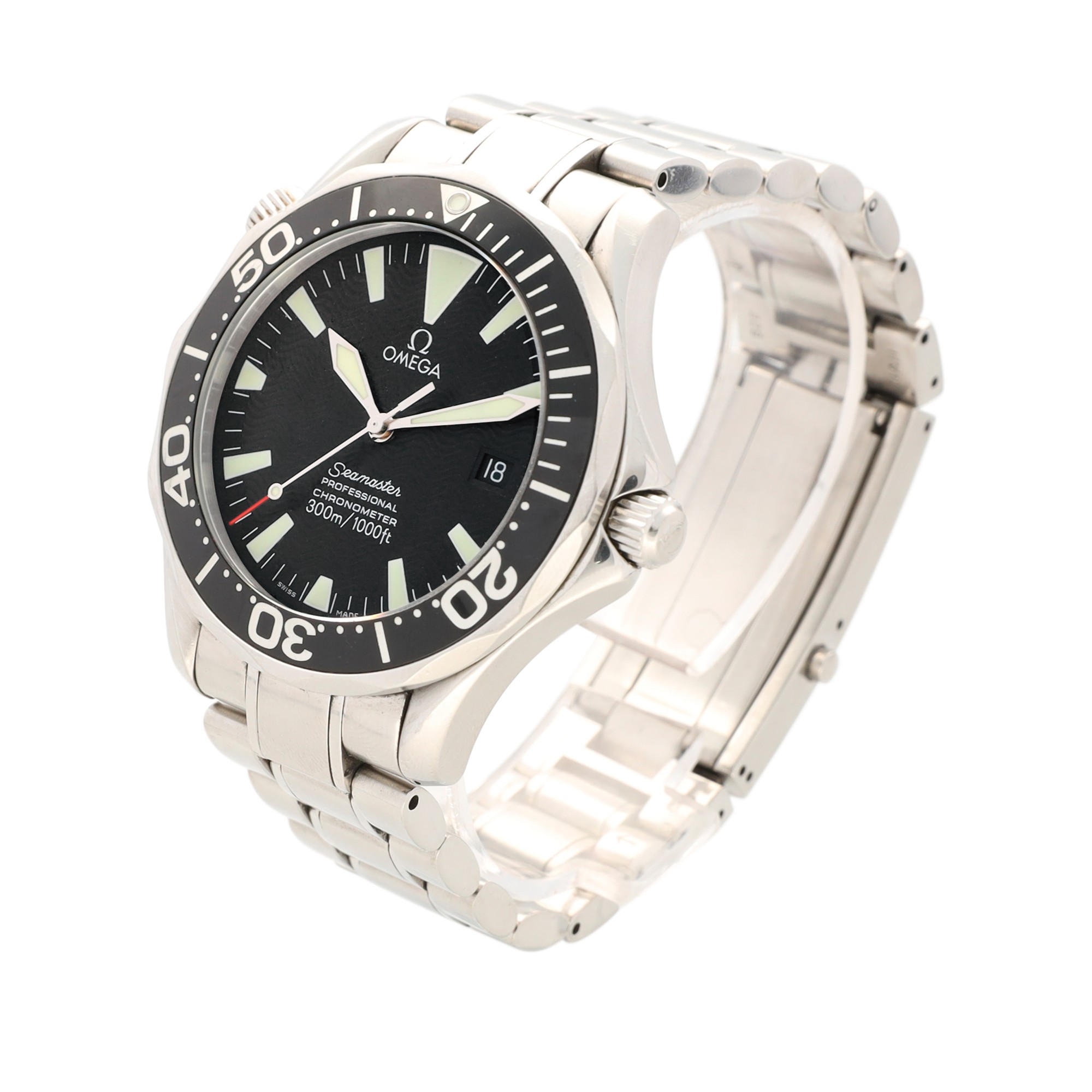 Omega | Seamaster, Reference 2252.50.00, A stainless steel wristwatch ...