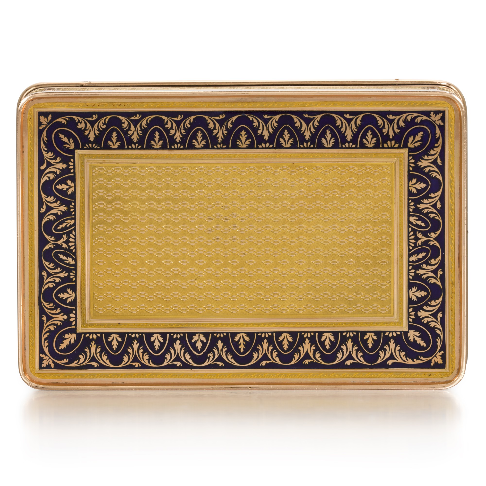 A two-coloured gold and enamel snuff box, GT, Hanau, circa 1805 | Gold ...