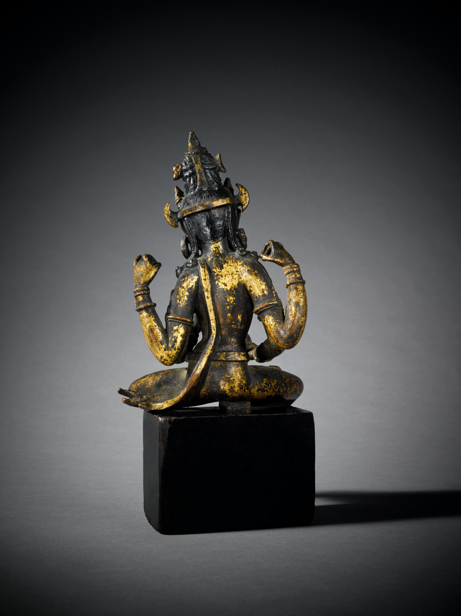 A Gilt Copper Alloy Figure Depicting Mahalakshmi, Nepal, 13th/14th ...