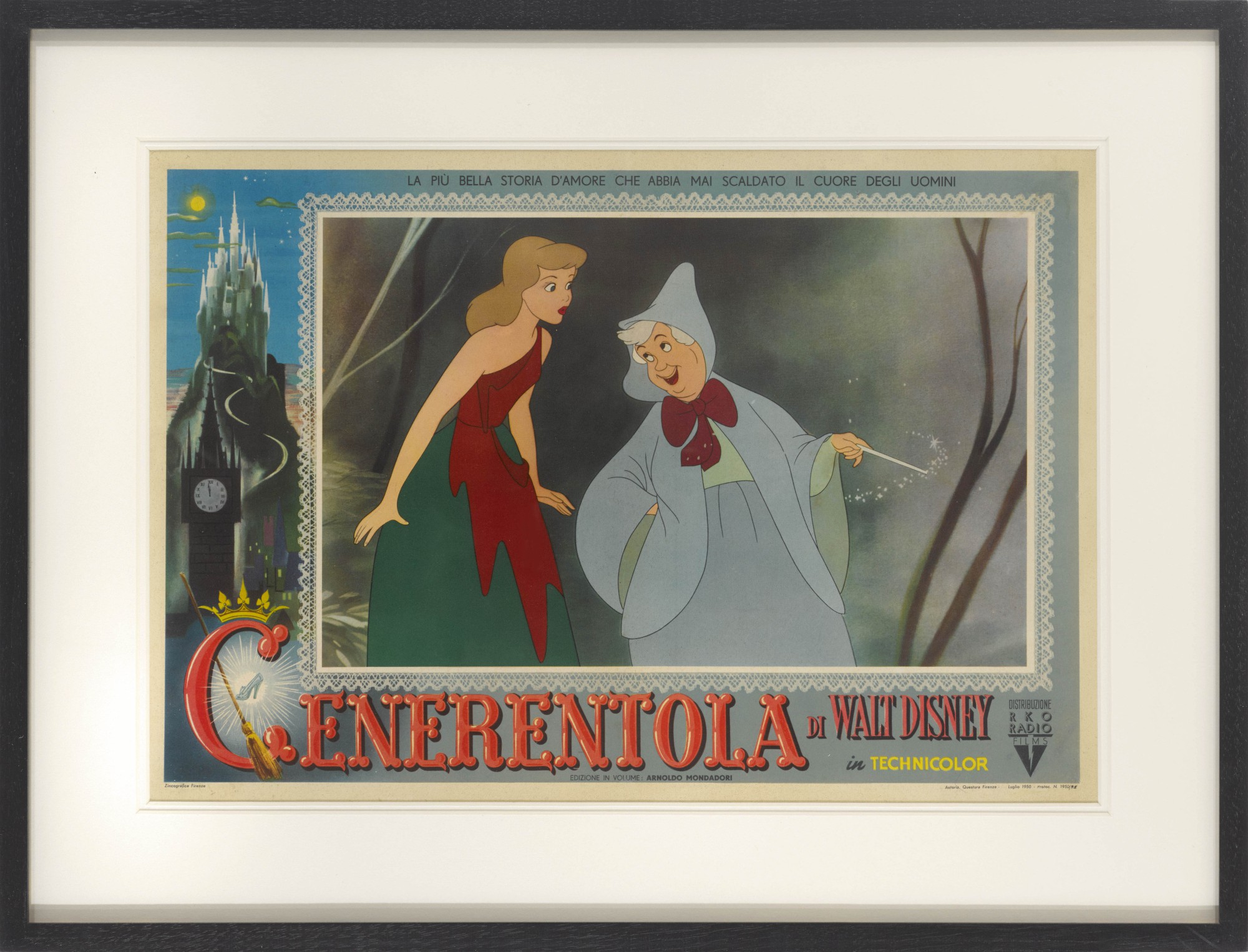 CINDERELLA / CENERENTOLA (1950) POSTER, ITALIAN | Eclectic | London ...