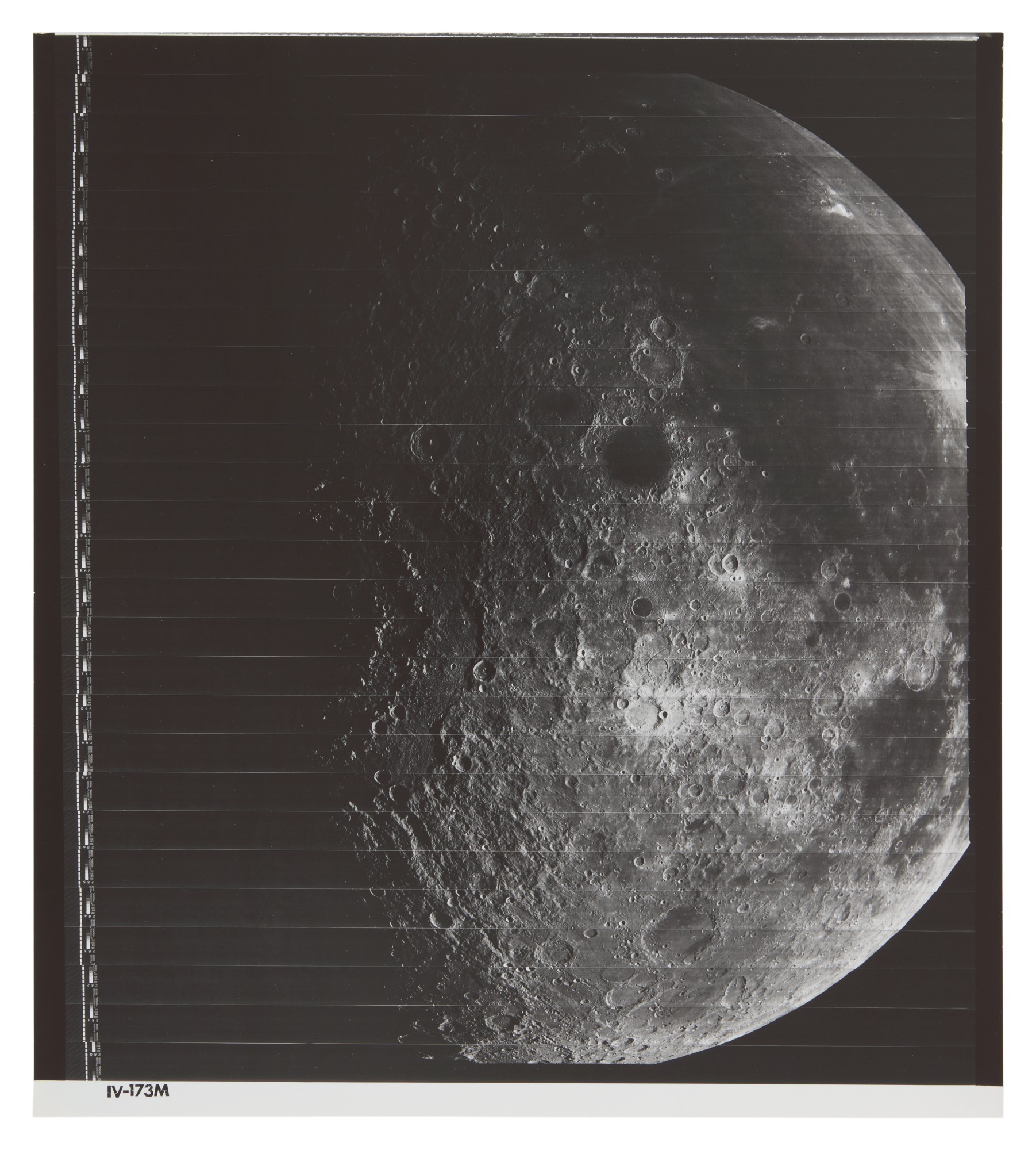 LUNAR ORBITER IV | NEARSIDE OF THE MOON, WITH DRAMATIC VIEWS OF THE ...