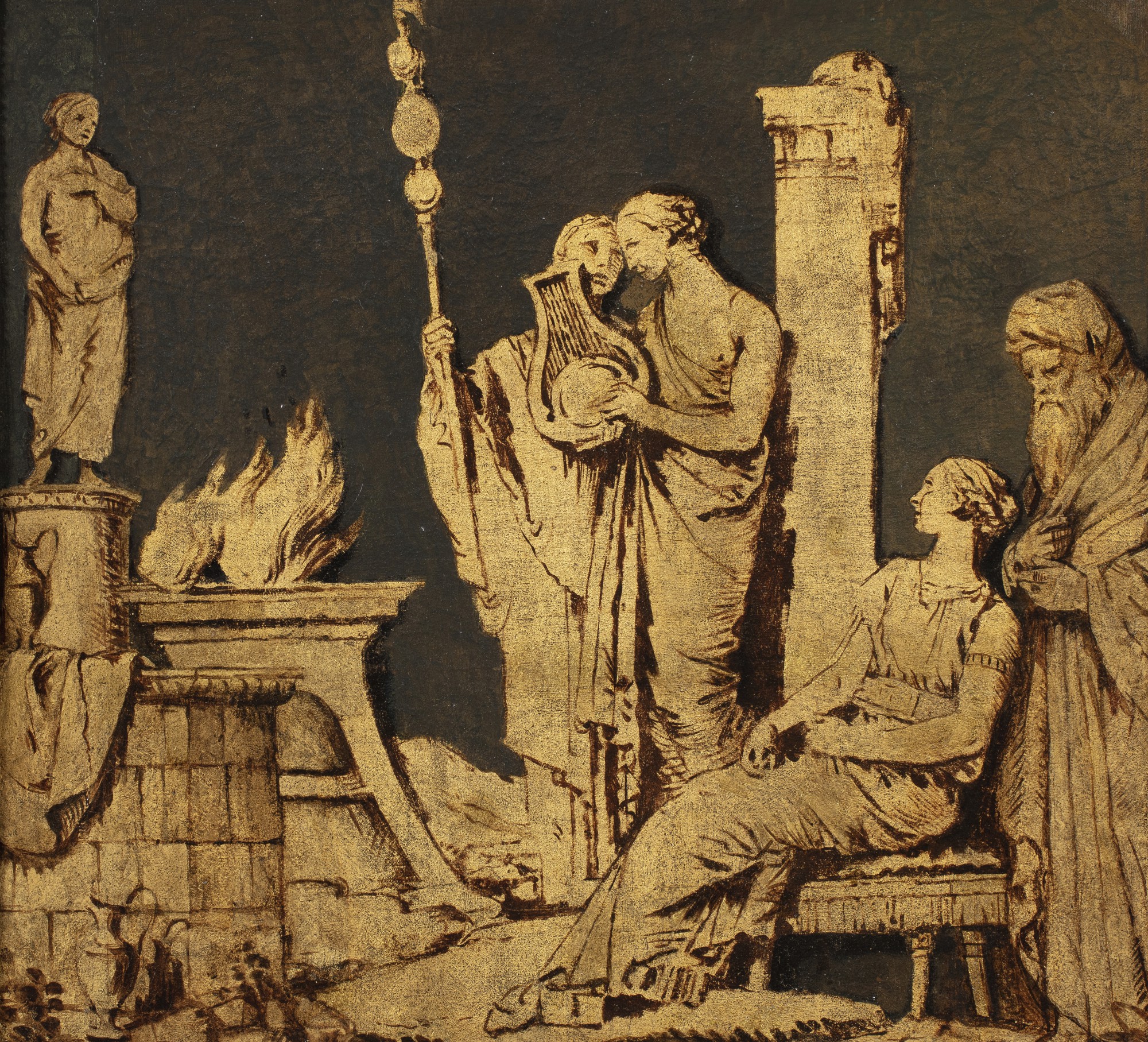 (i) Roman historical scene (ii) Scene of a sacrifice | Hôtel Lambert ...