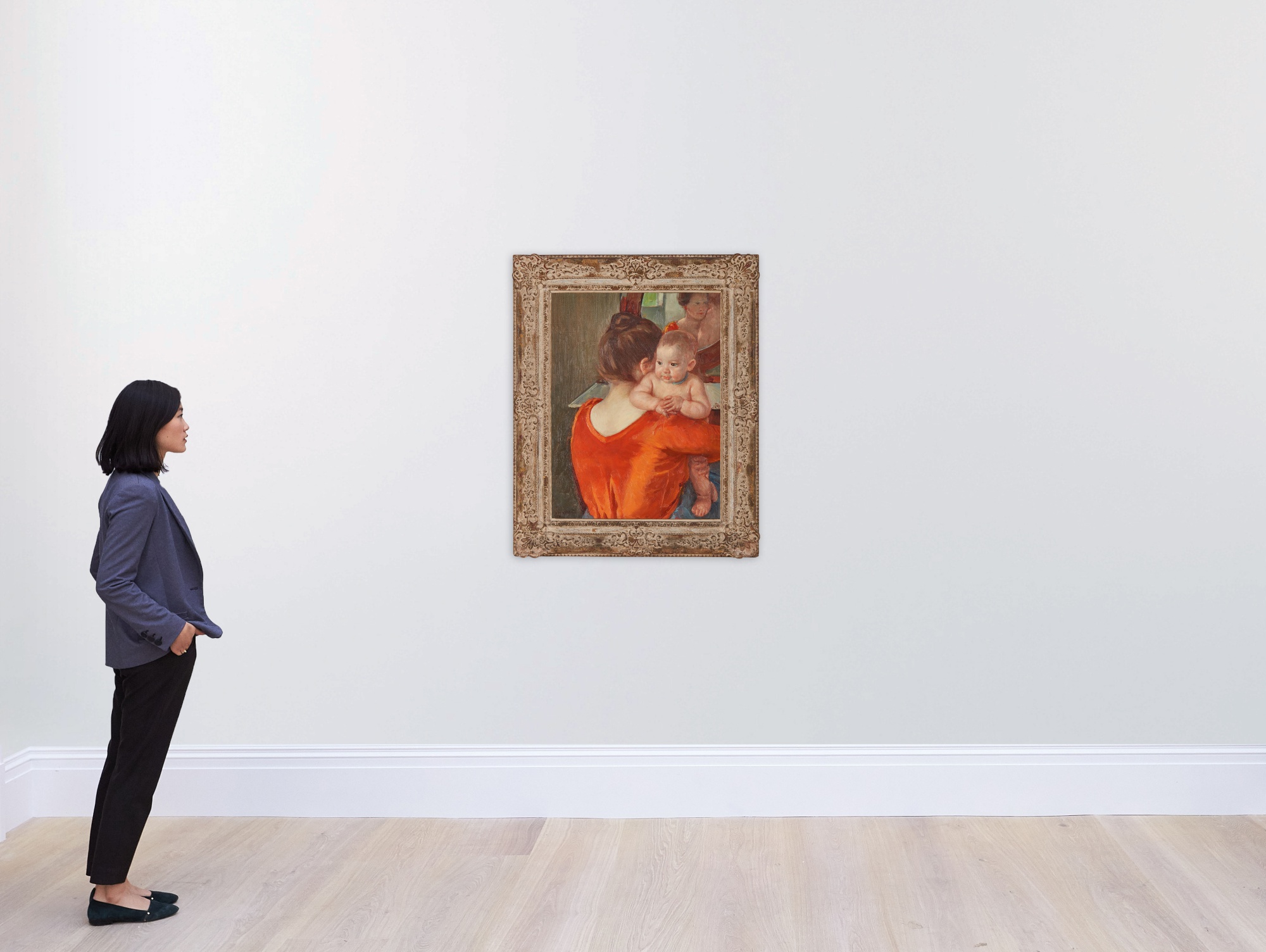 Baby Charles Looking Over His Mother's Shoulder (No. 3) | American Art ...