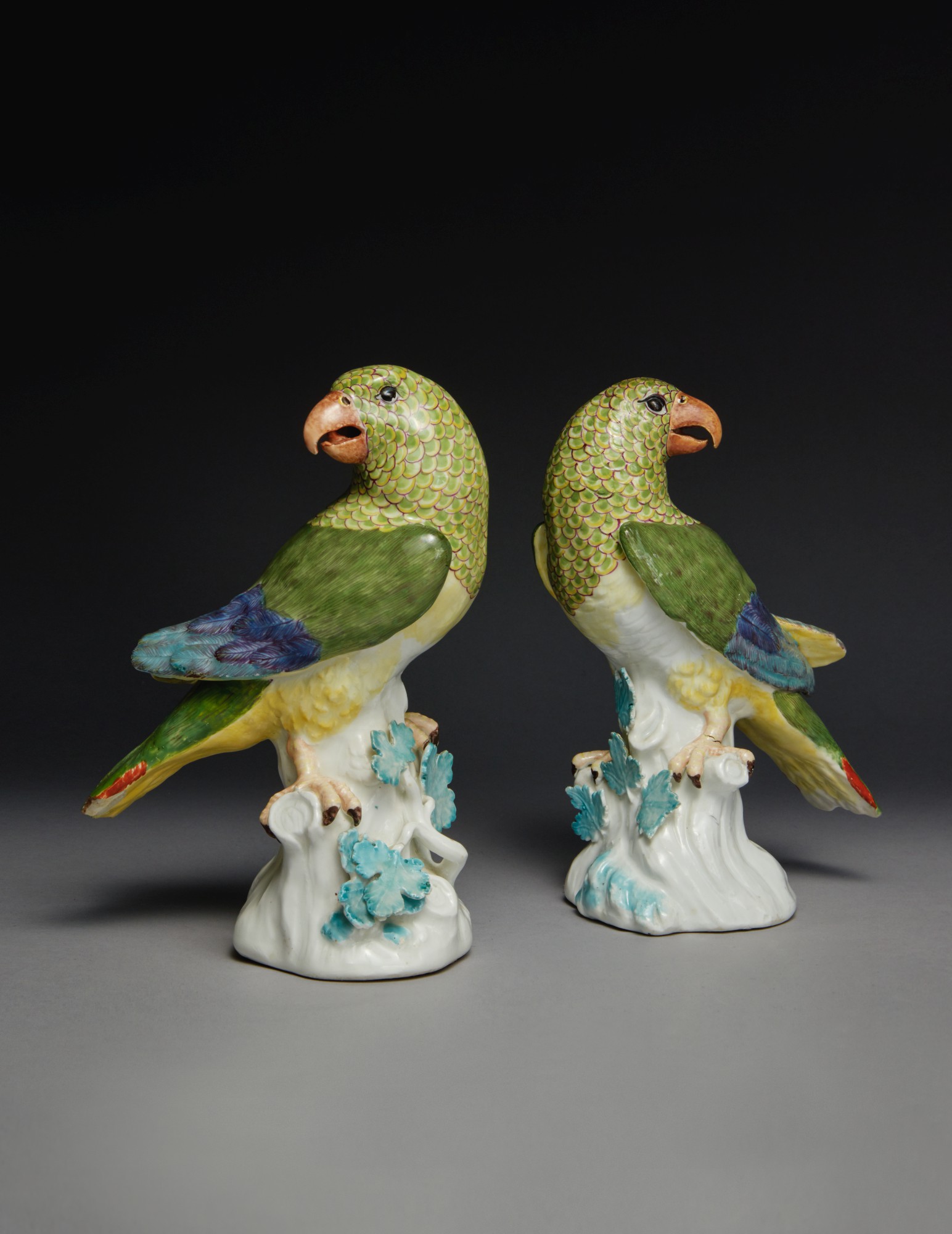 A PAIR OF MEISSEN FIGURES OF PARROTS, CIRCA 1740 | True Connoisseurship ...