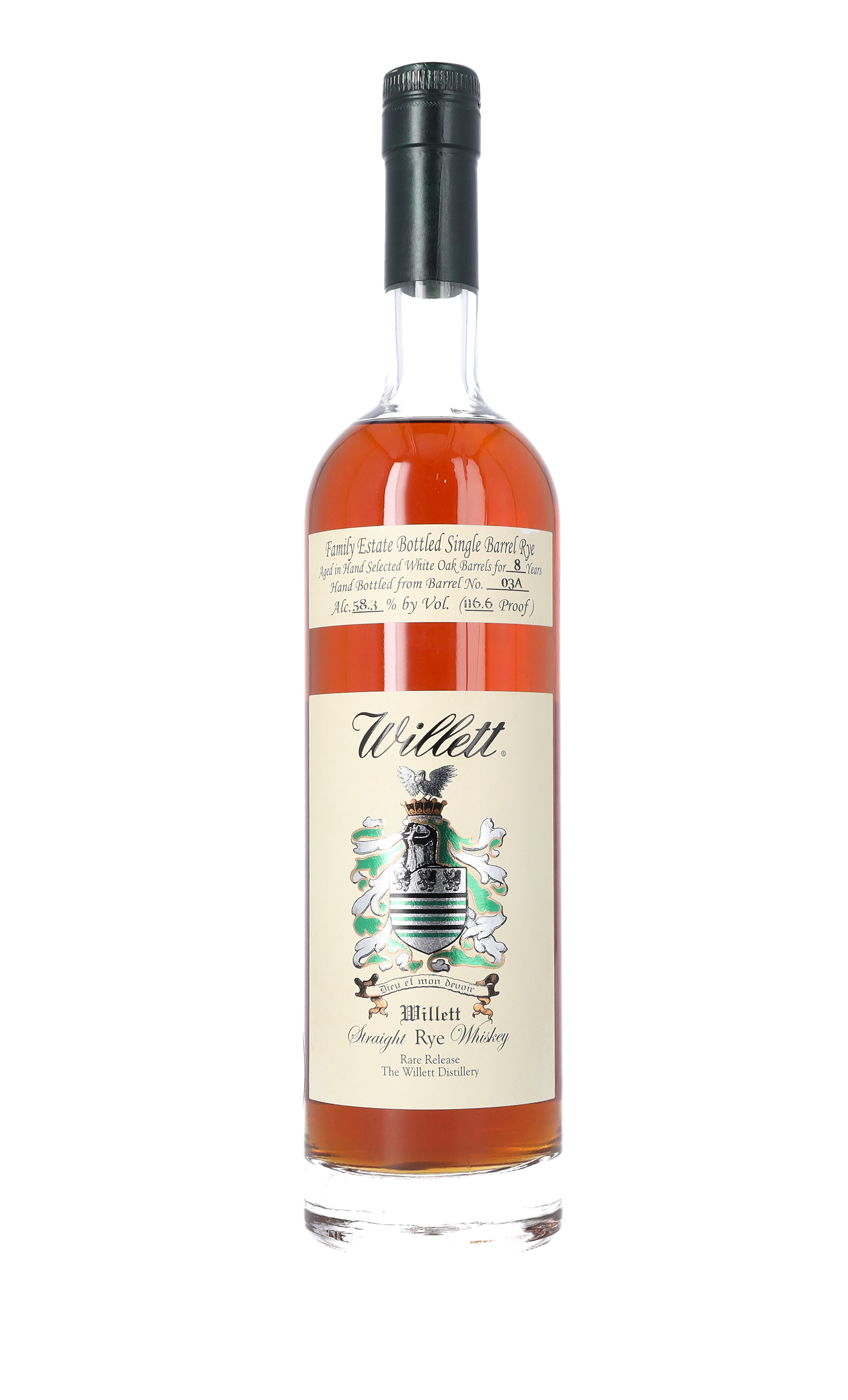 Willett Family Estate Single Barrel Rye 8 Year Old 116.6 proof NV (1 ...