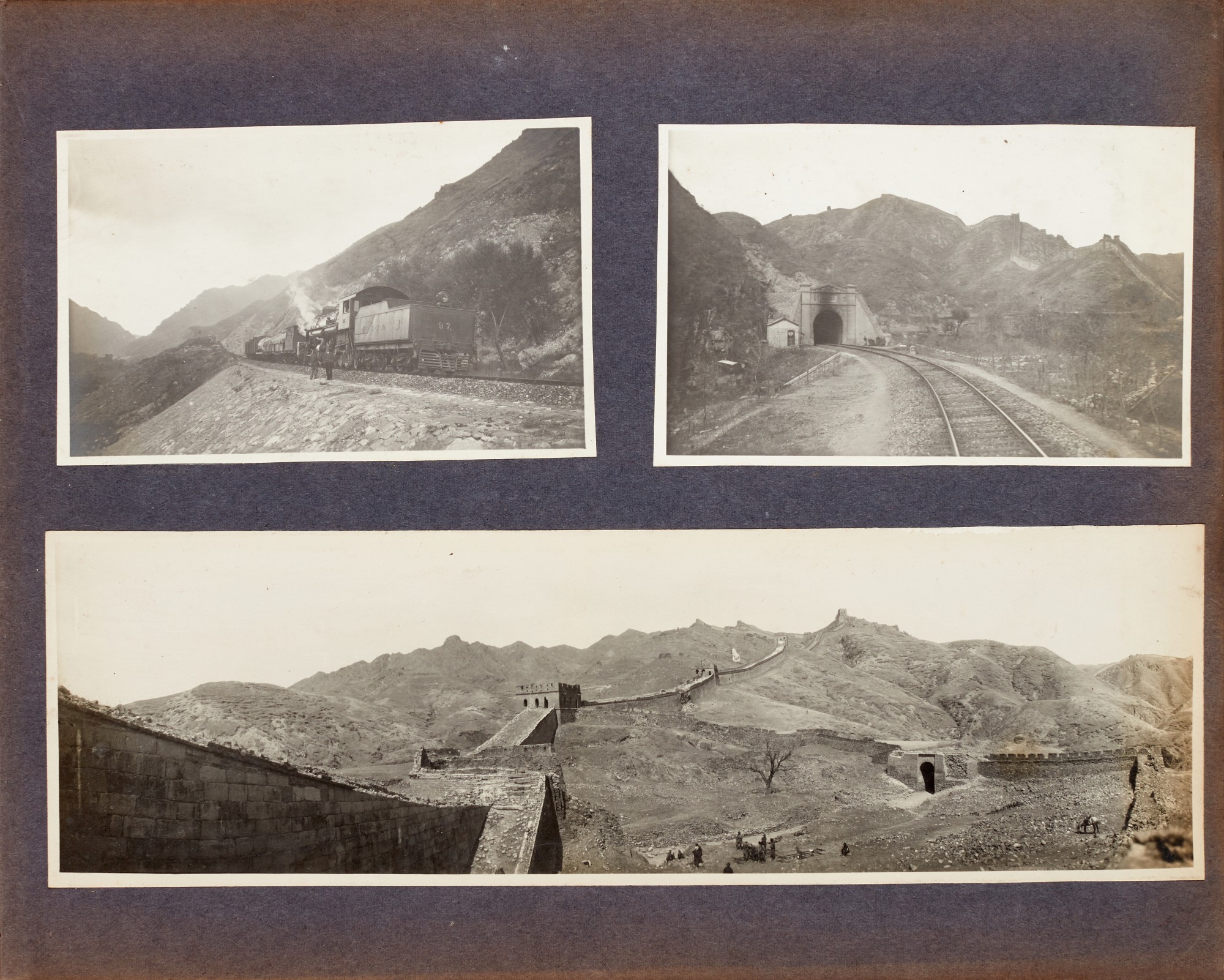 China | Album of photographs of Beijing and the Great Wall, early 1900s ...