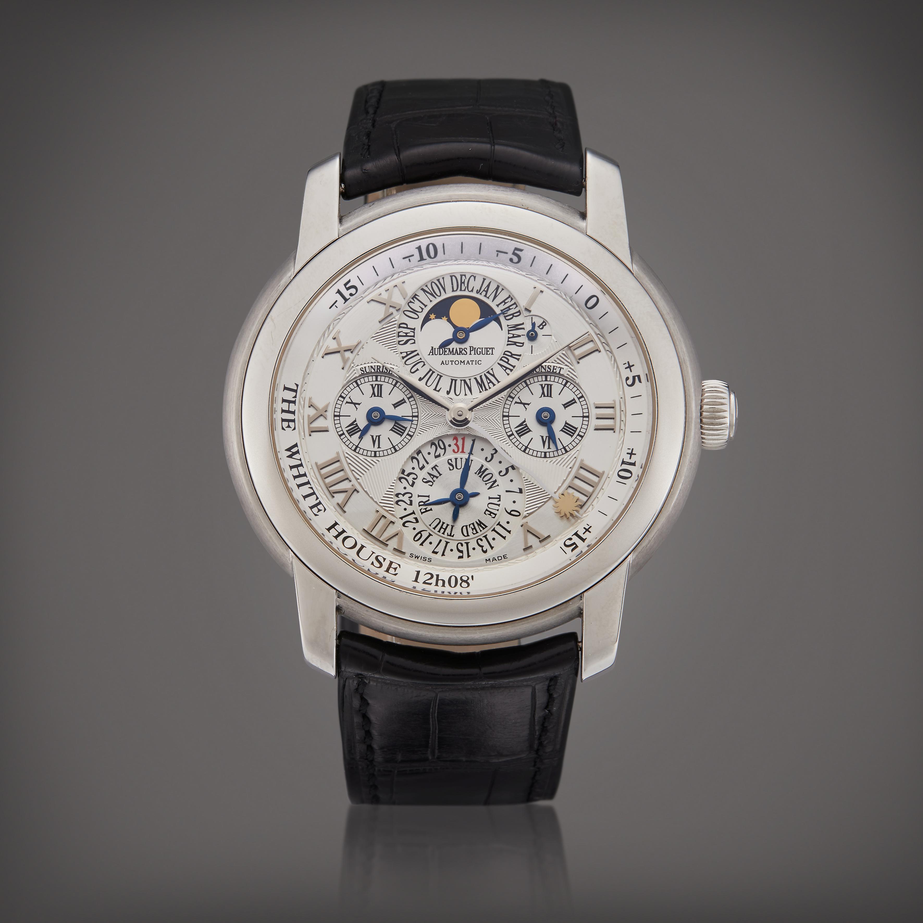 Jules Audemars 'The White House' Equation of Time | A white gold ...