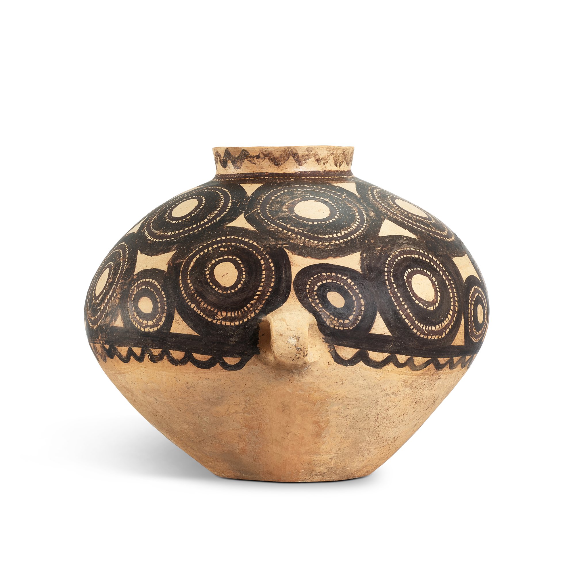 A large painted pottery jar Majiayao culture, Banshan to Machang phase ...