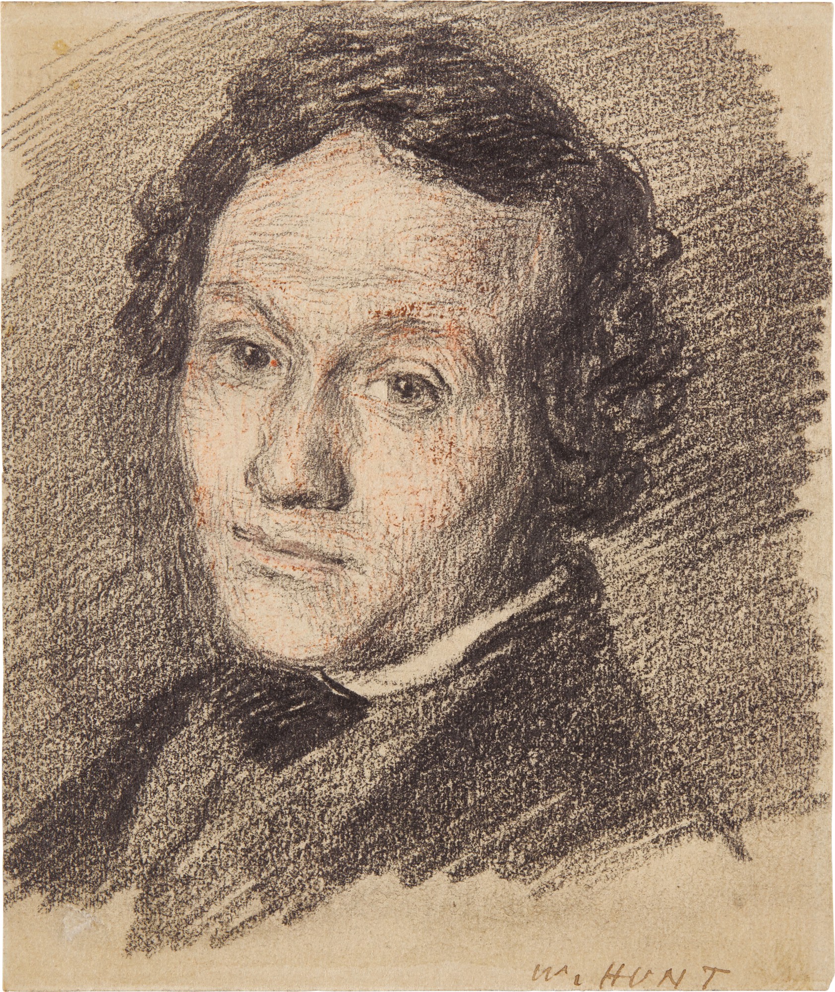 Three portrait studies, including a self-portrait aged 25, a portrait ...