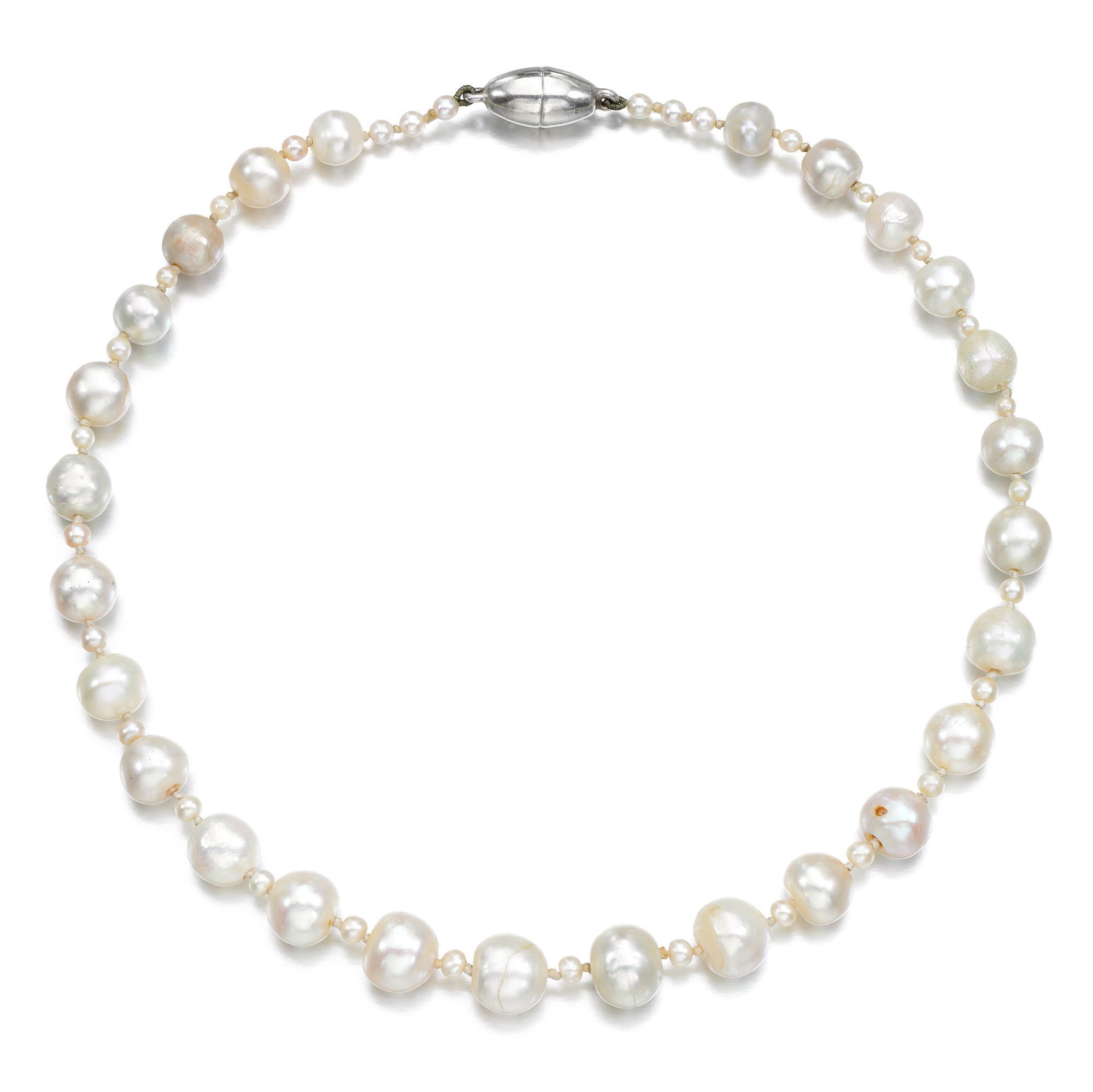 Natural pearl and cultured pearl necklace | Fine Jewels | 2021 | Sotheby's