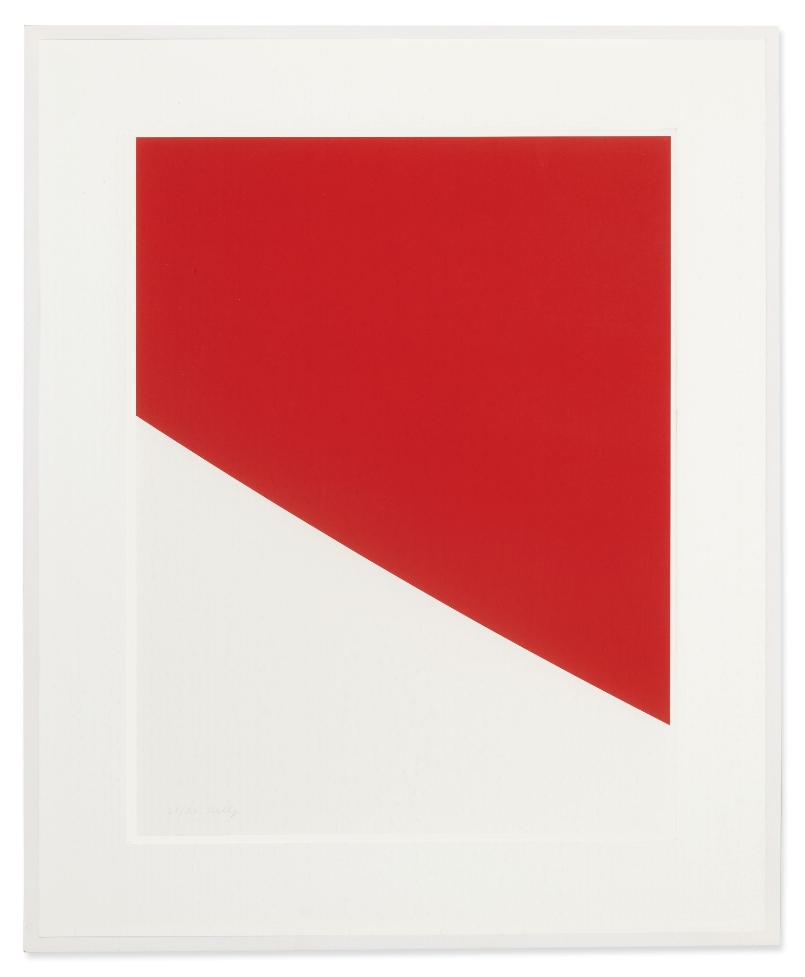 ELLSWORTH KELLY | RED CURVE (A. 279) | Important Prints & Multiples ...
