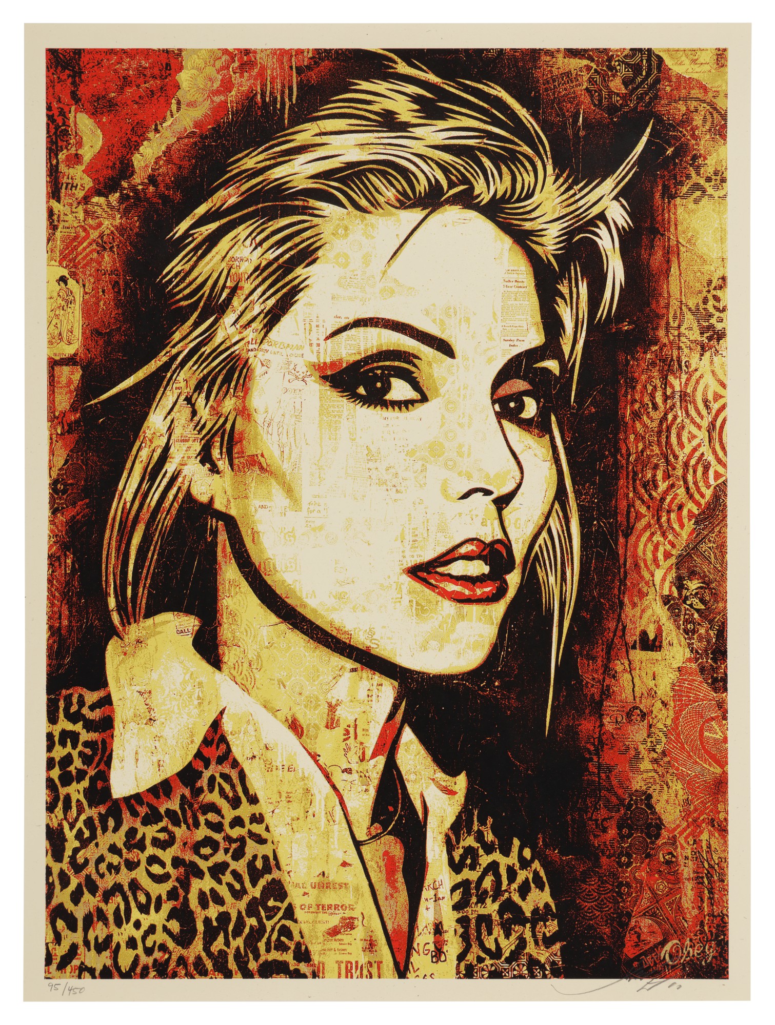 DEBBIE HARRY CANVAS PRINT | Politically Charged: The Prints of Shepard ...