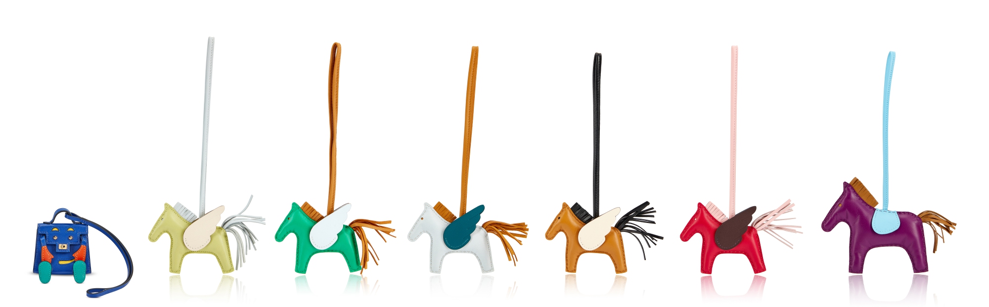 Set of 7 Quelle Idole Kelly Doll Bag Charm, Rodeo Pegase Charms and ...