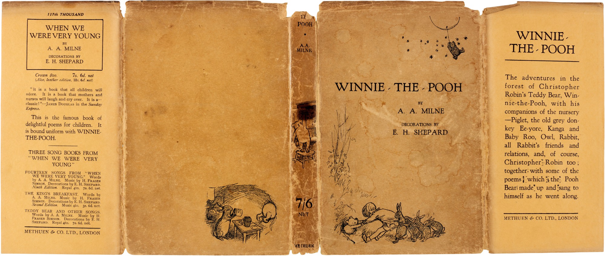 A.A. Milne | Winnie the Pooh and The House at Pooh Corner, first ...