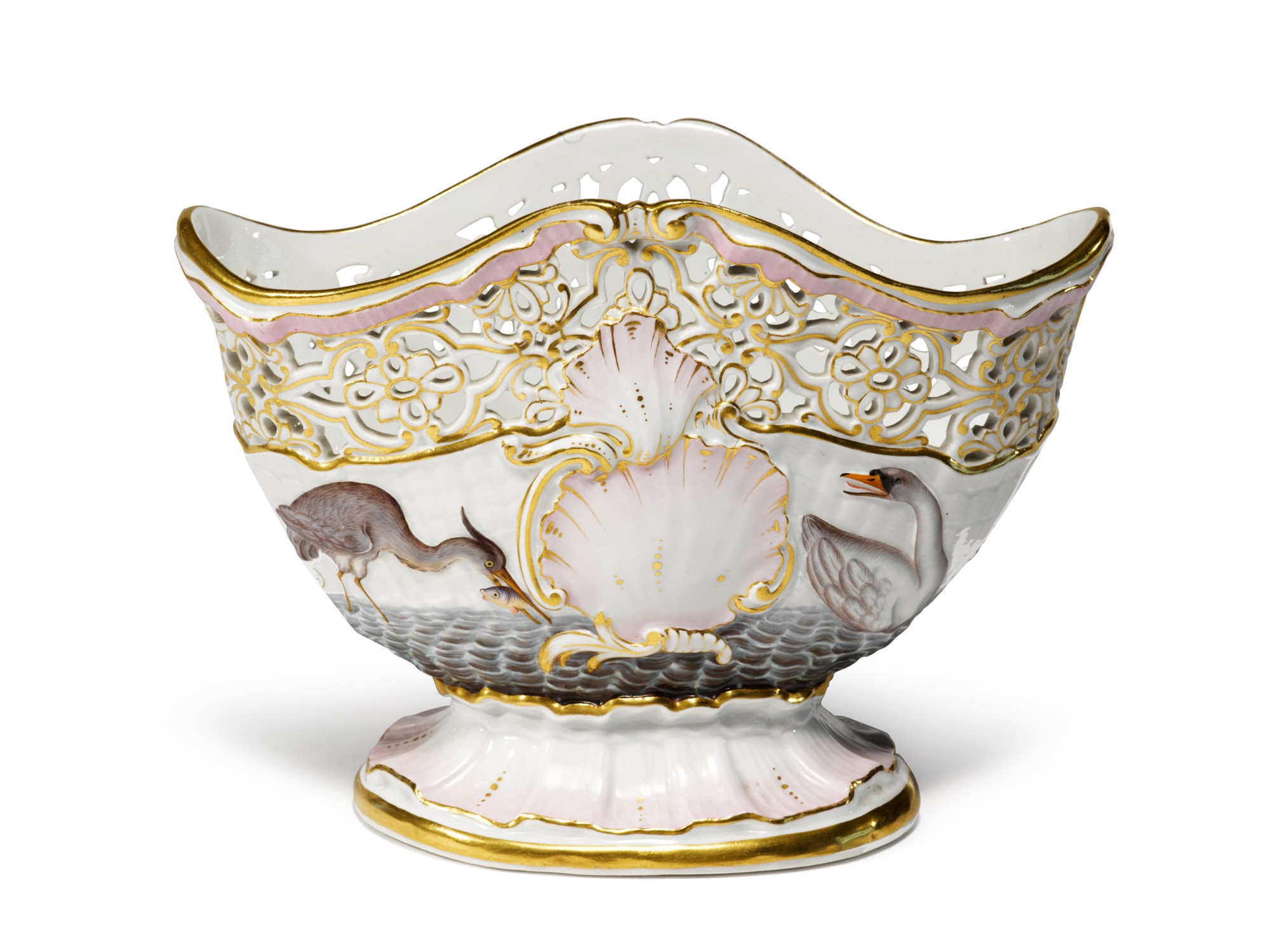 A Meissen Bottle-Holder of Swan-Service Type, 19th Century | Dining IN ...