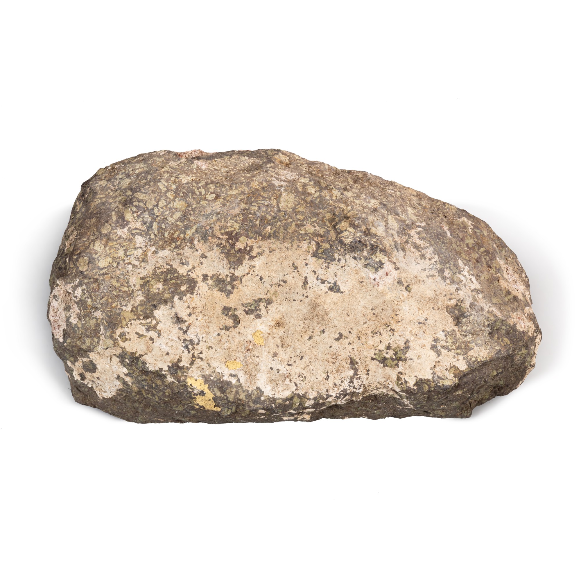 A green porphyry boulder section, Sparta, Greece | Fragment de bloc de ...