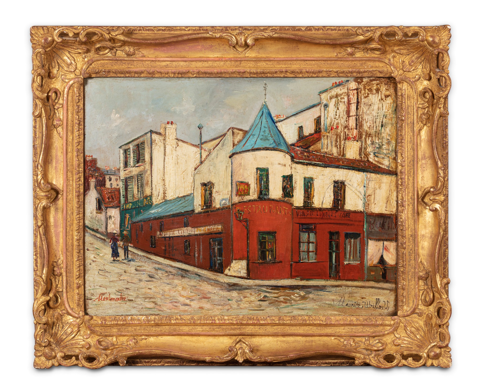 Le restaurant de la Tourelle à Montmartre | Art Impressionniste et ...