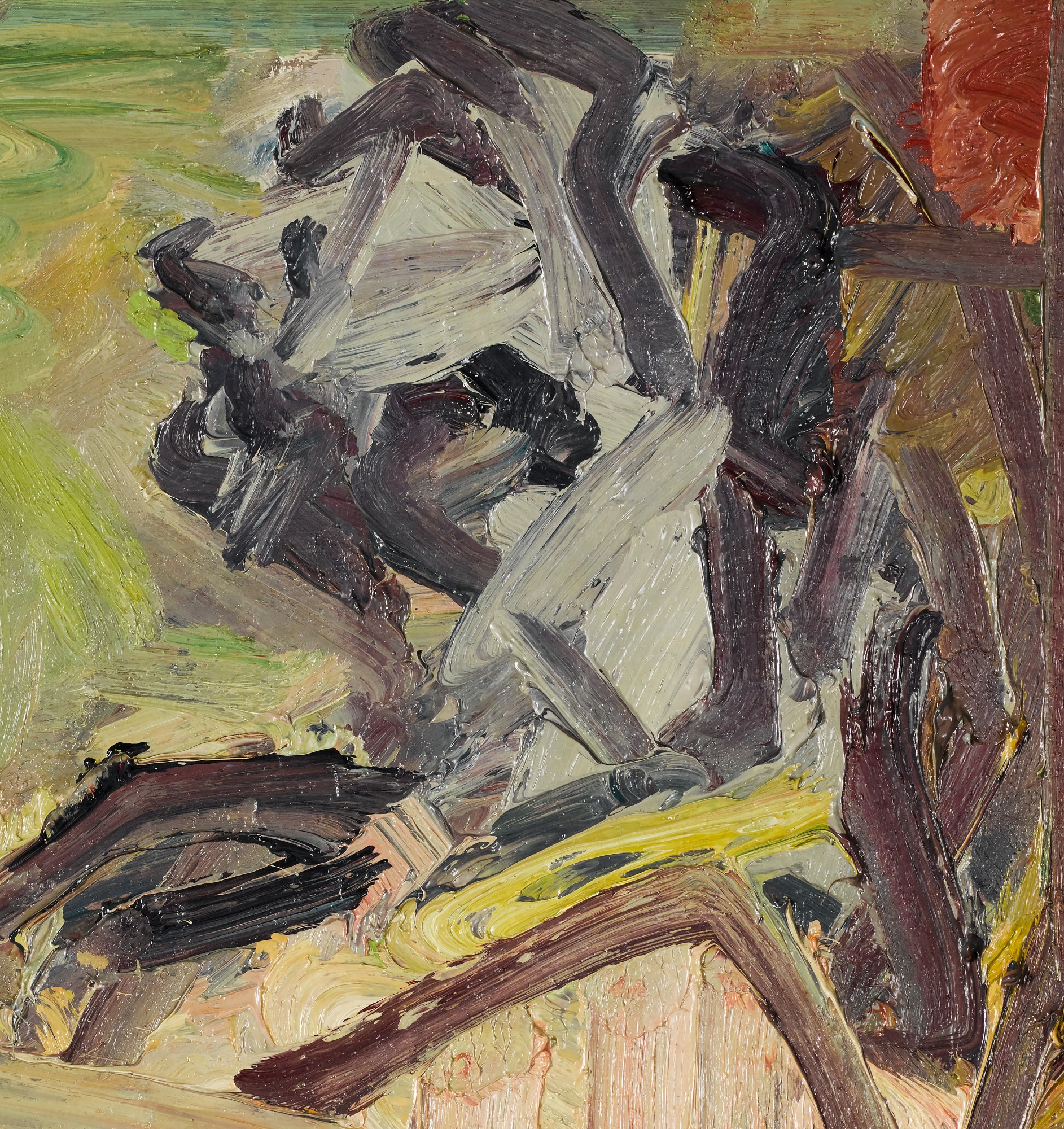 FRANK AUERBACH | J.Y.M. SEATED II | Contemporary Art Day Sale | 2020 ...