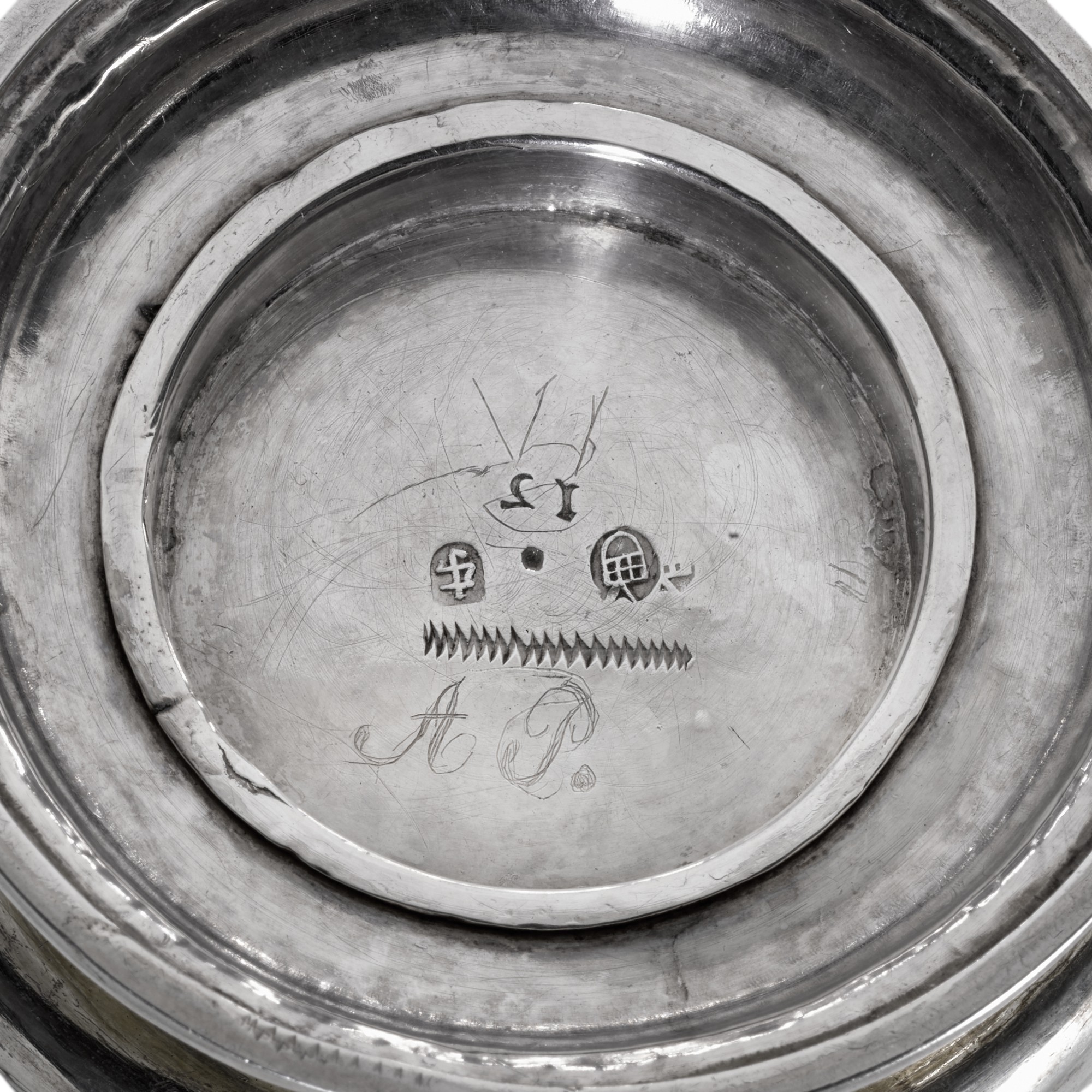 A German parcel-gilt silver beaker, maker’s mark a housemark (Rosenberg ...