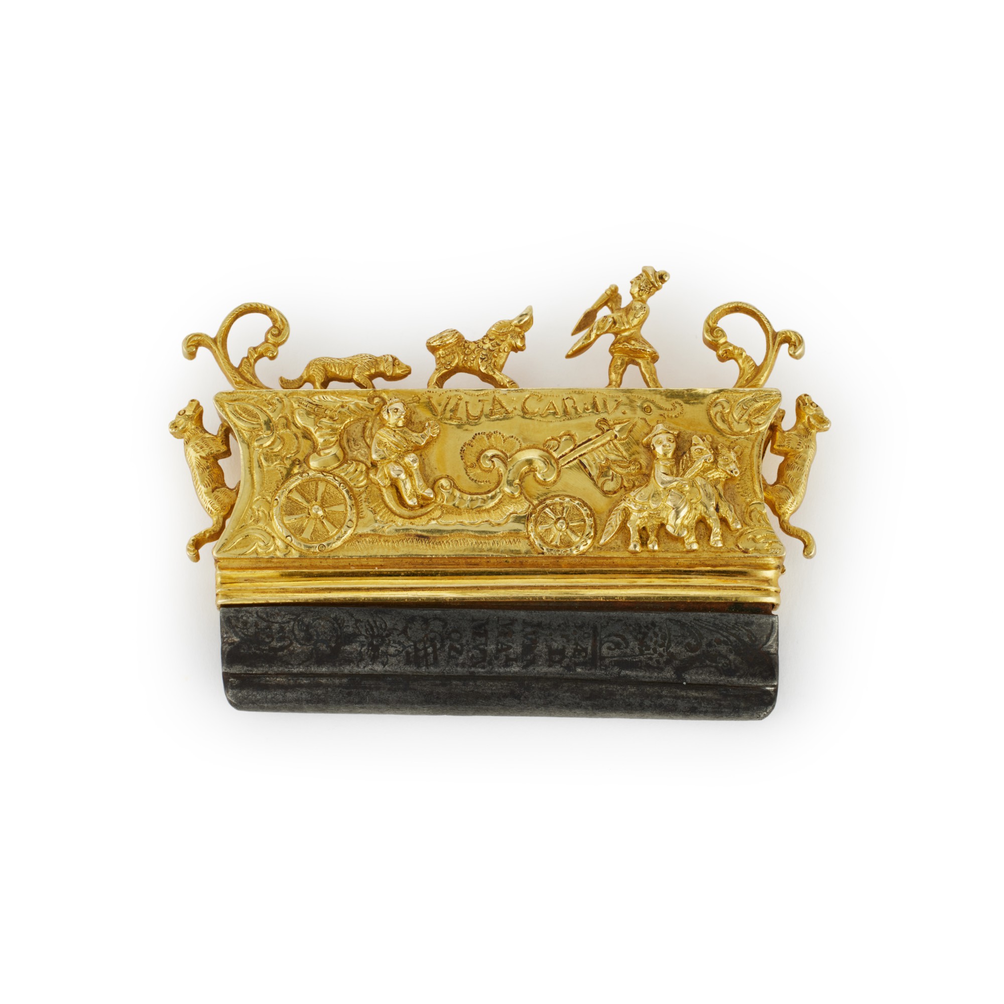 A Mexican Gold Tinder Box with Striker, 16th Century and Circa 1800 ...