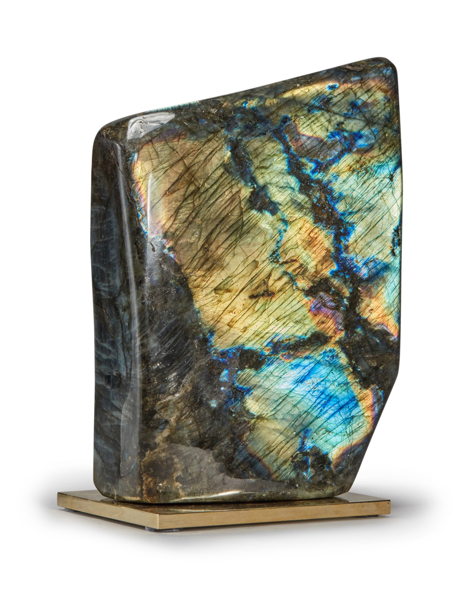 A Specimen Of Gold-Colored Labradorite | History of Science ...