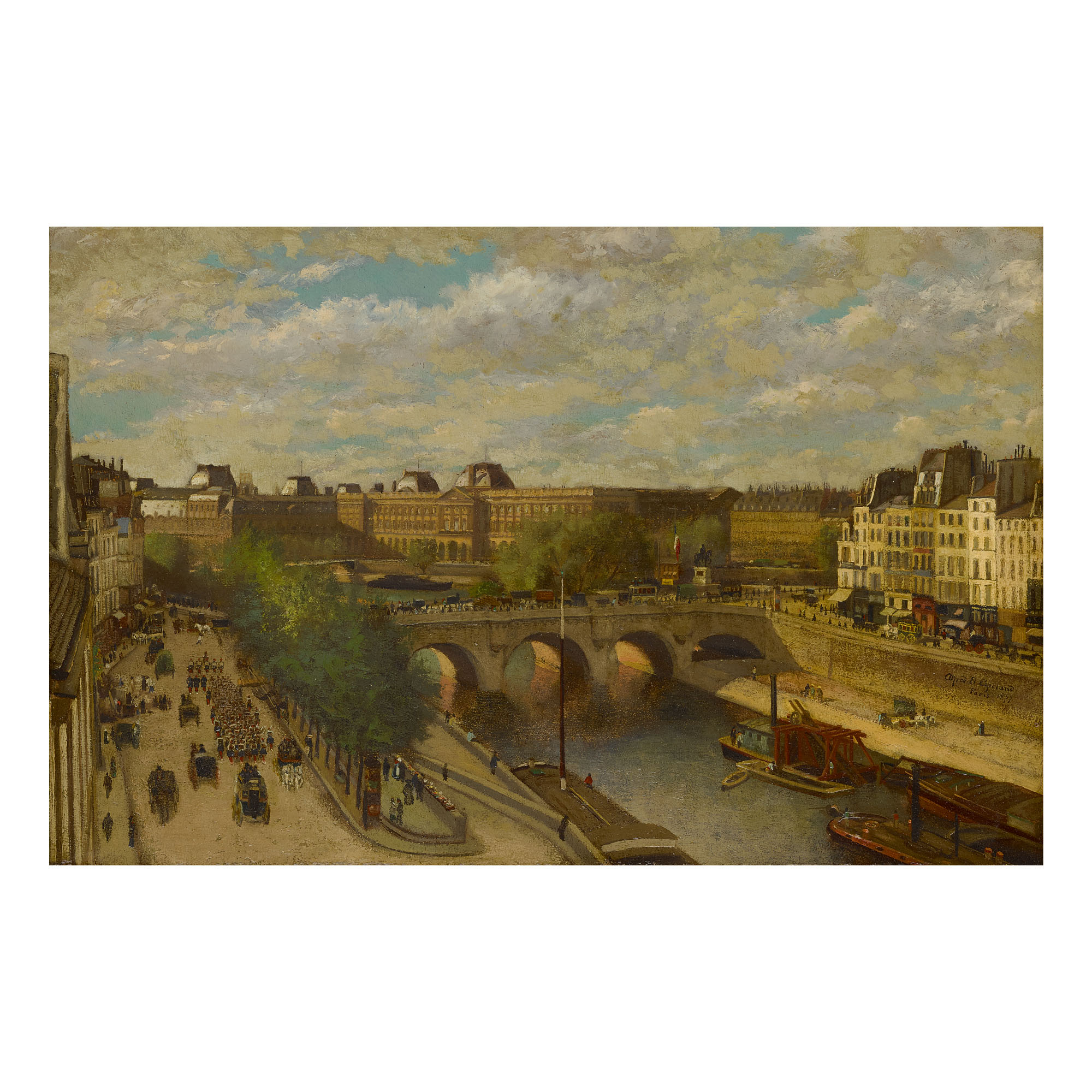 ALFRED BRYANT COPELAND | THE LOUVRE, PARIS | European Paintings ...