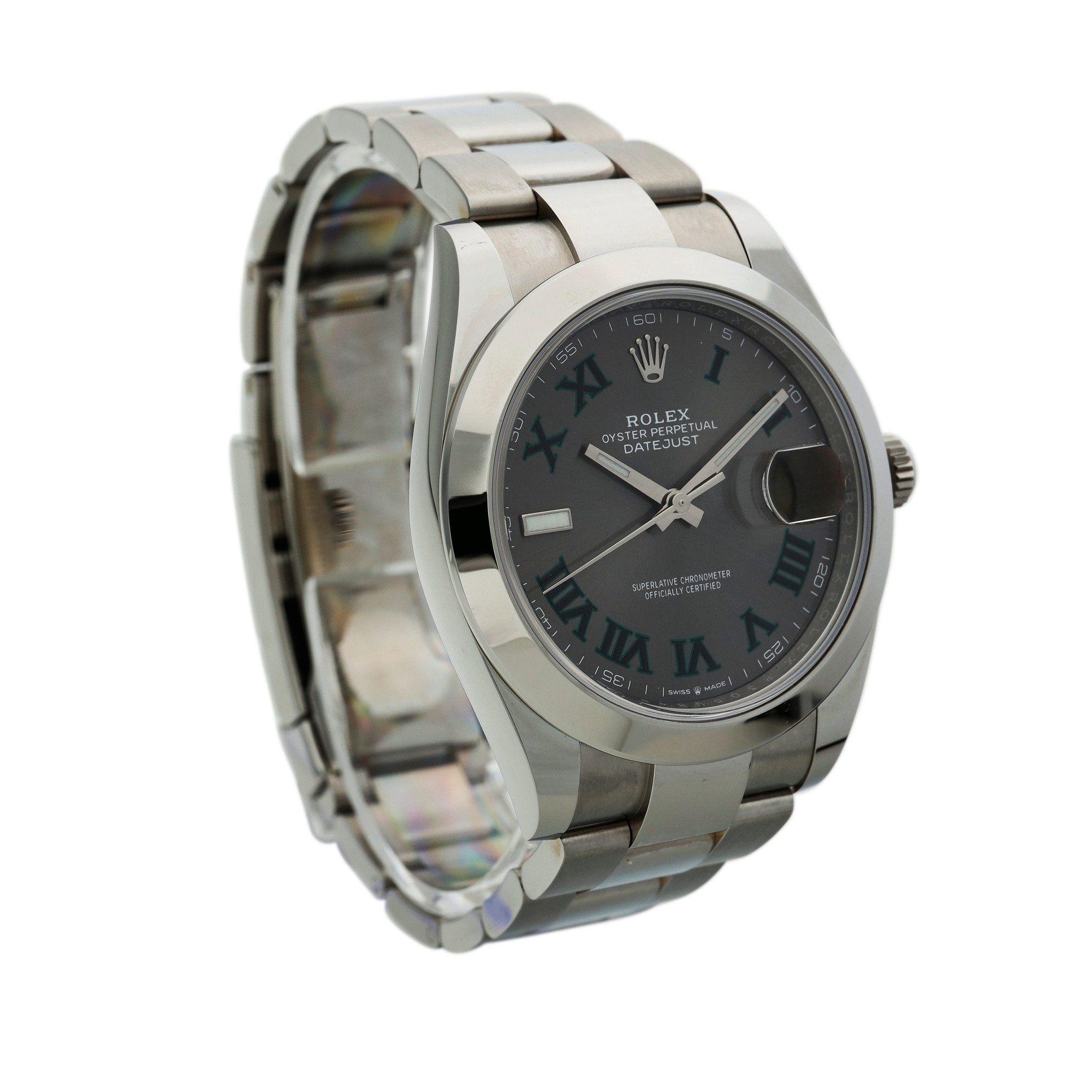 Reference 126300 Datejust, A stainless steel automatic wristwatch with ...