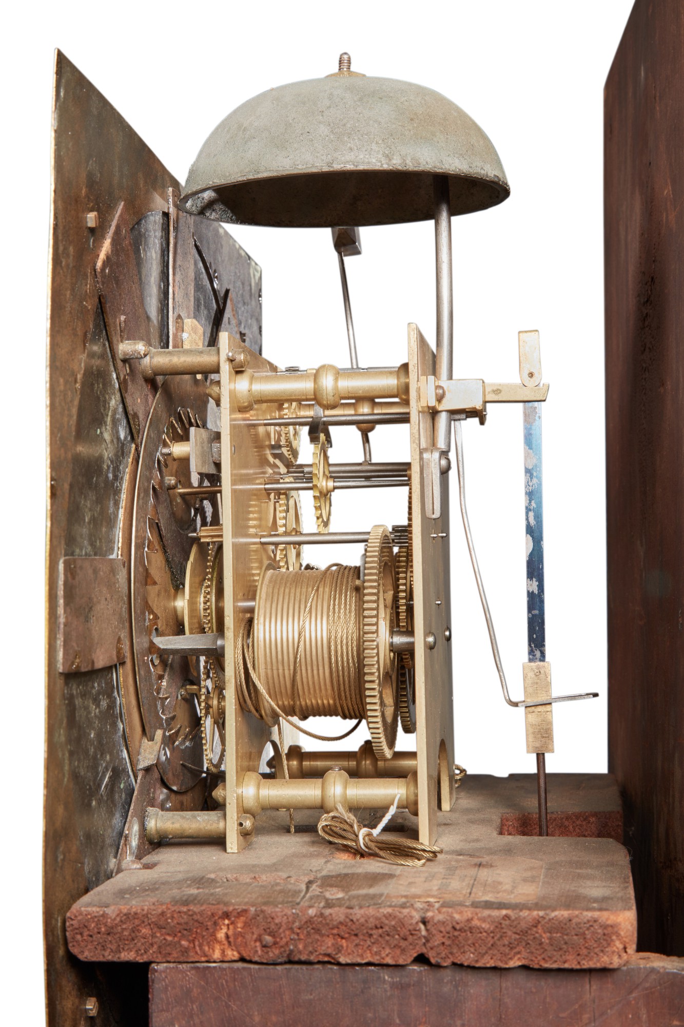 The Furness Family Very Rare Queen Anne Figured Walnut Tall Case Clock ...