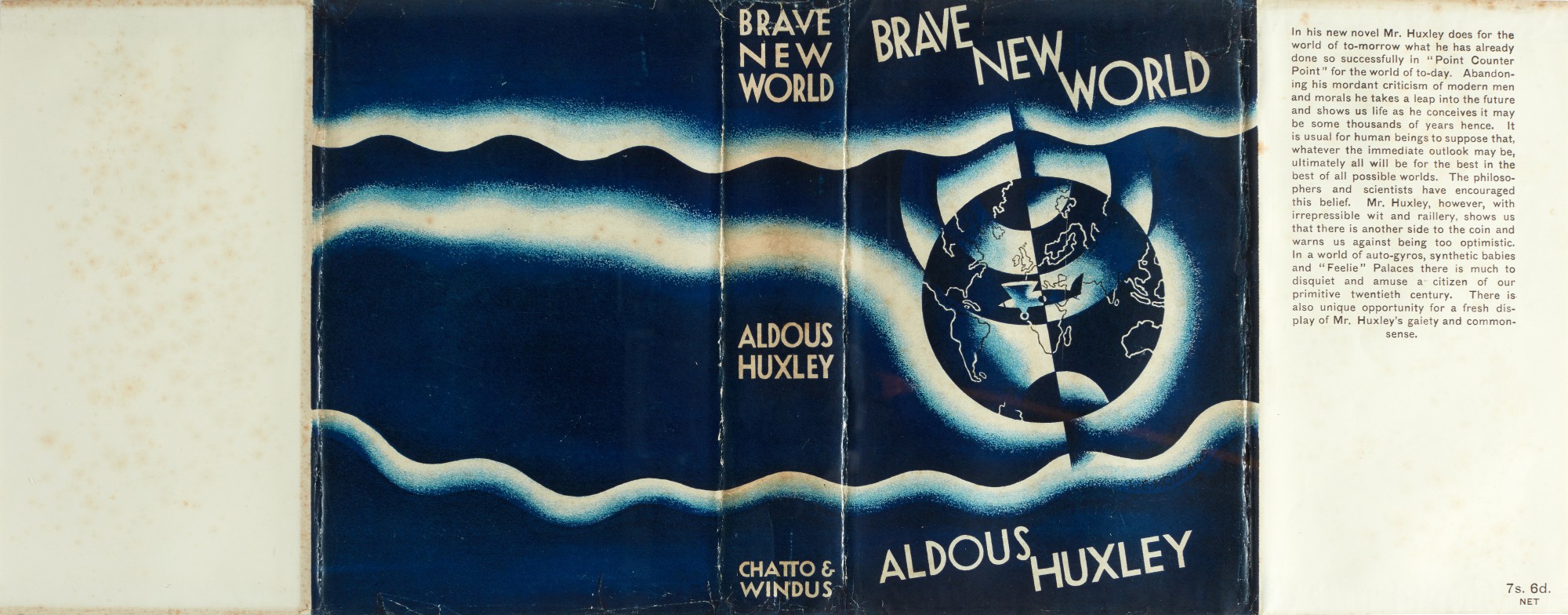 Aldous Huxley | Brave New World, 1932, first edition, dust-jacket ...
