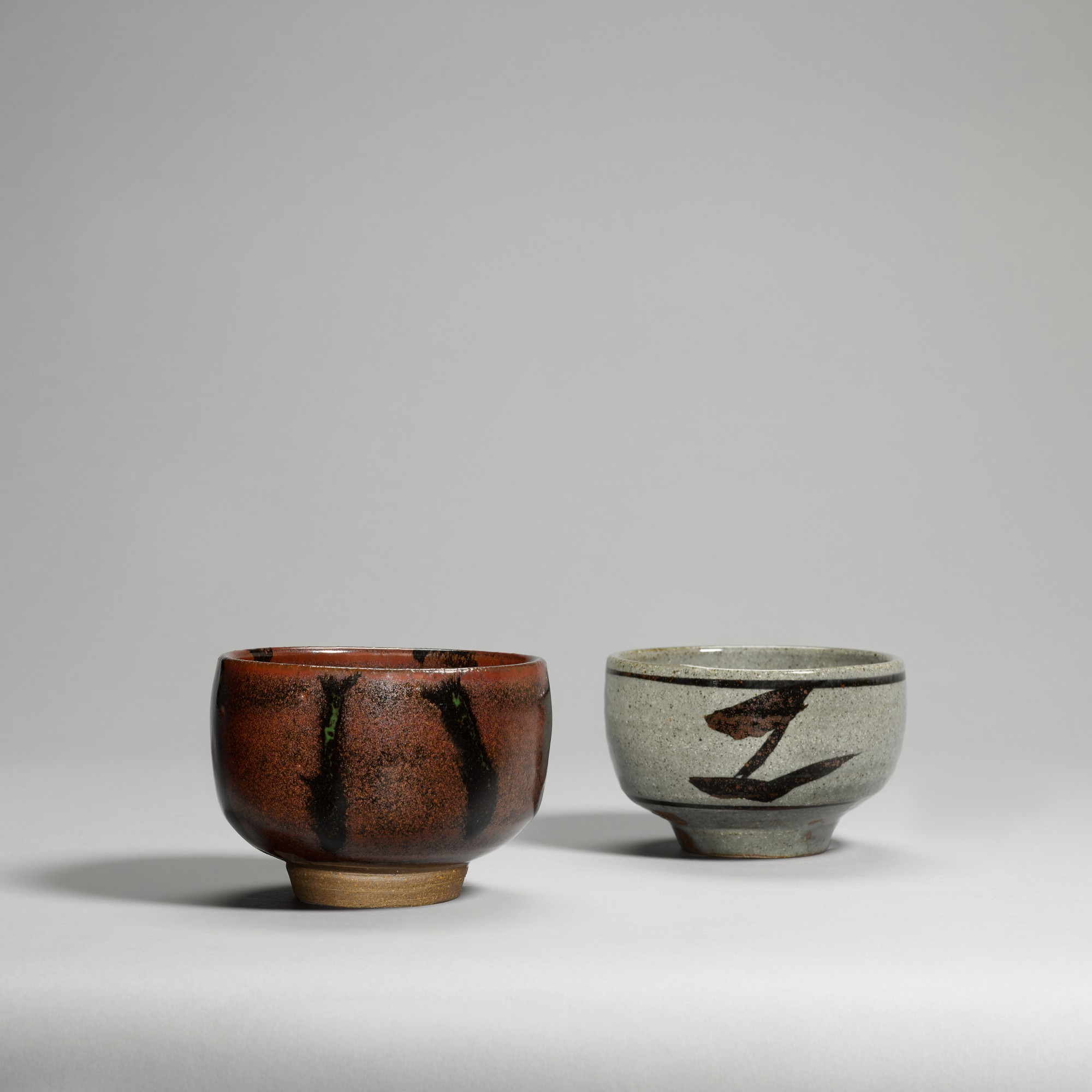 Bernard Leach (1887-1979) Two chawan [tea bowls] | Showa Period, 20th ...