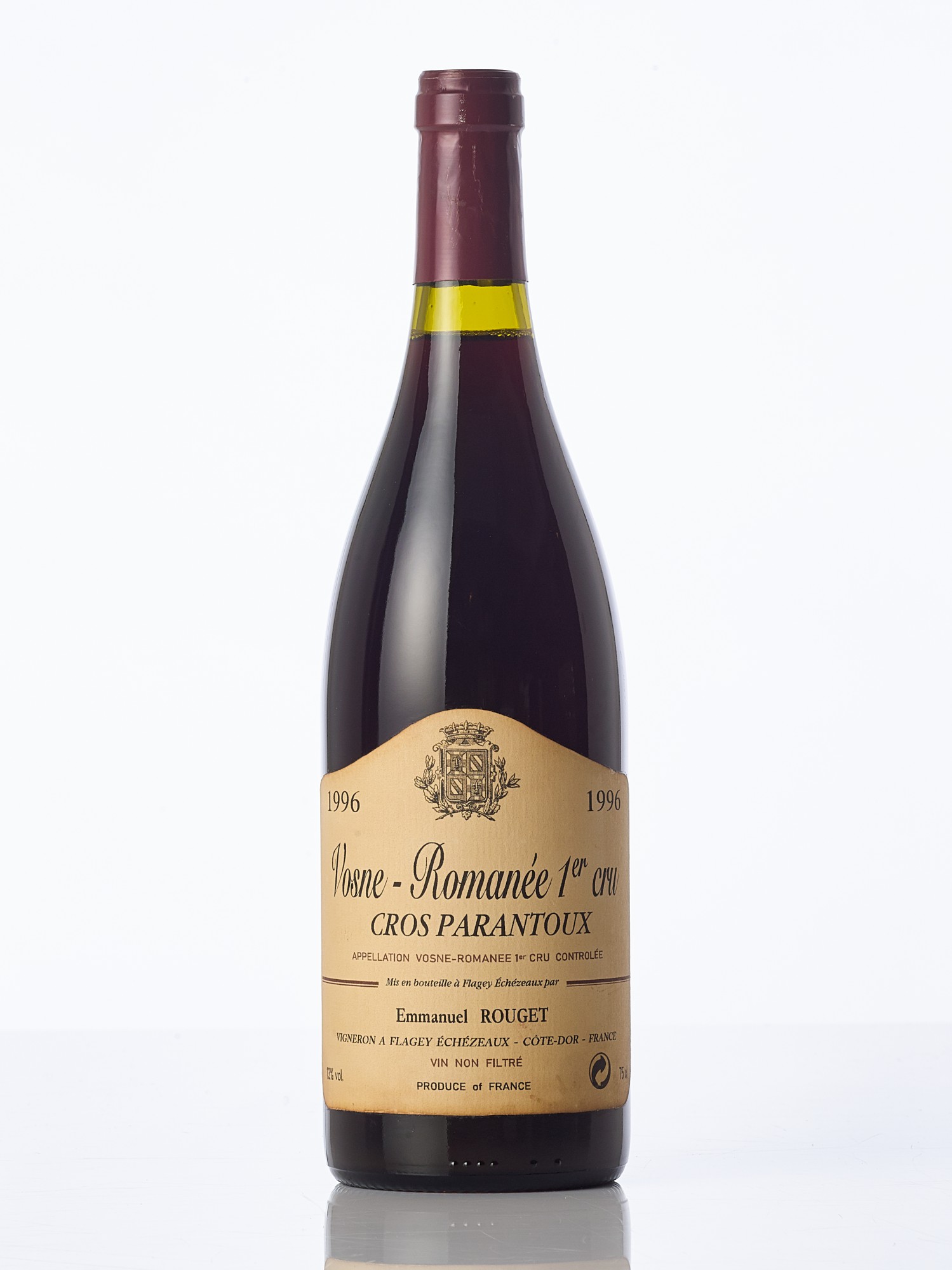 Vosne Romanée, Cros Parantoux 1996 Emmanuel Rouget (1 BT) | Vine | A ...