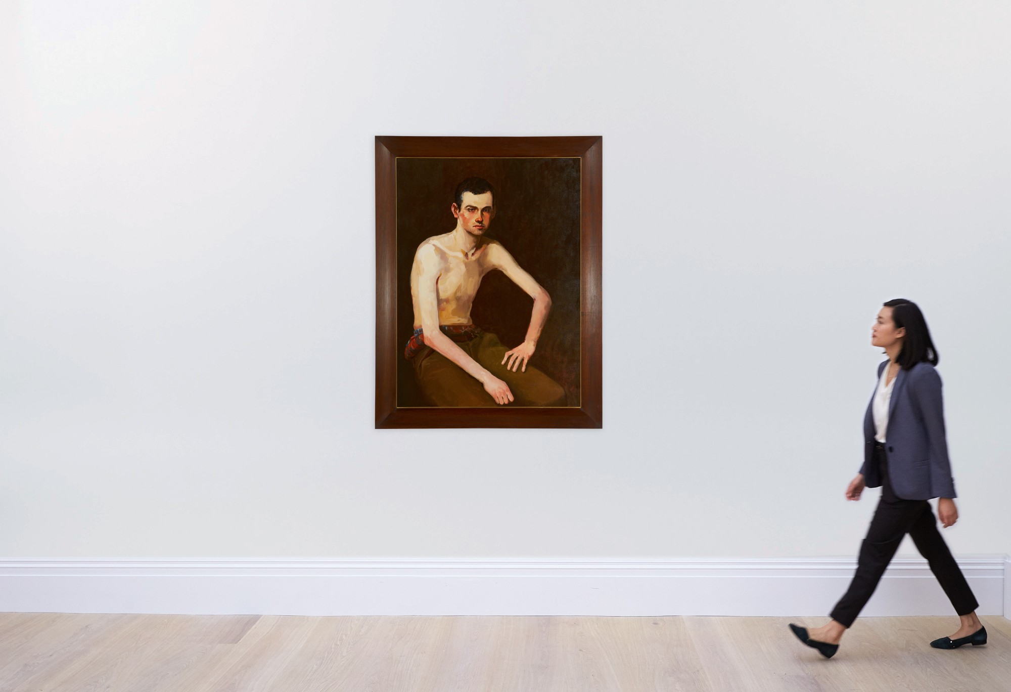 GUSTAVE BLACHE III | SEATED YOUNG MAN | Contemporary Art | New York | 2020 | Sotheby's