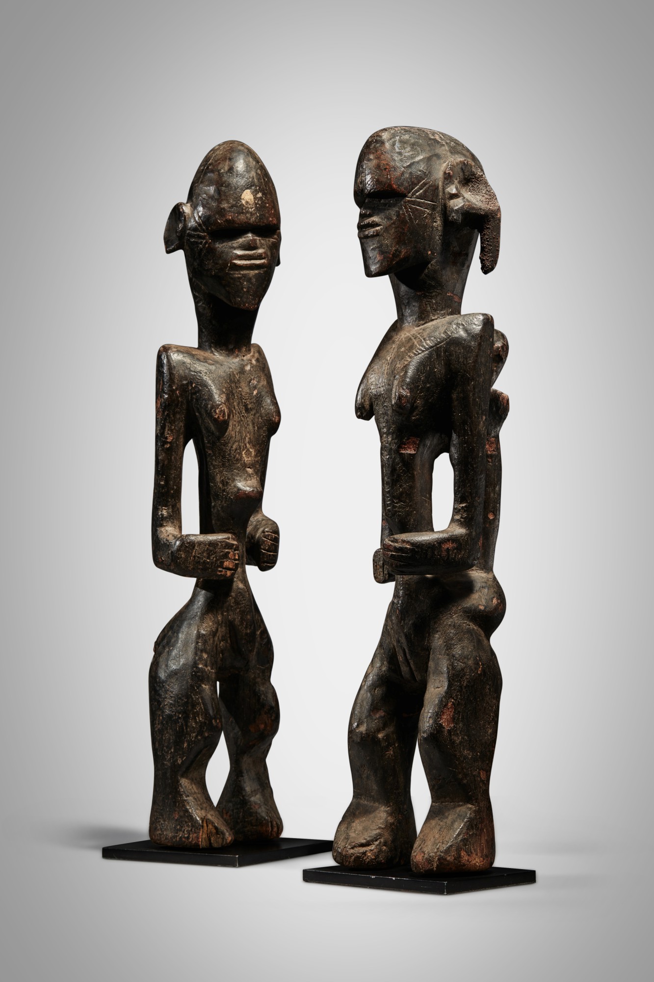 Montol or Angas Male and Female Figures, Nigeria | Sculpture from the ...