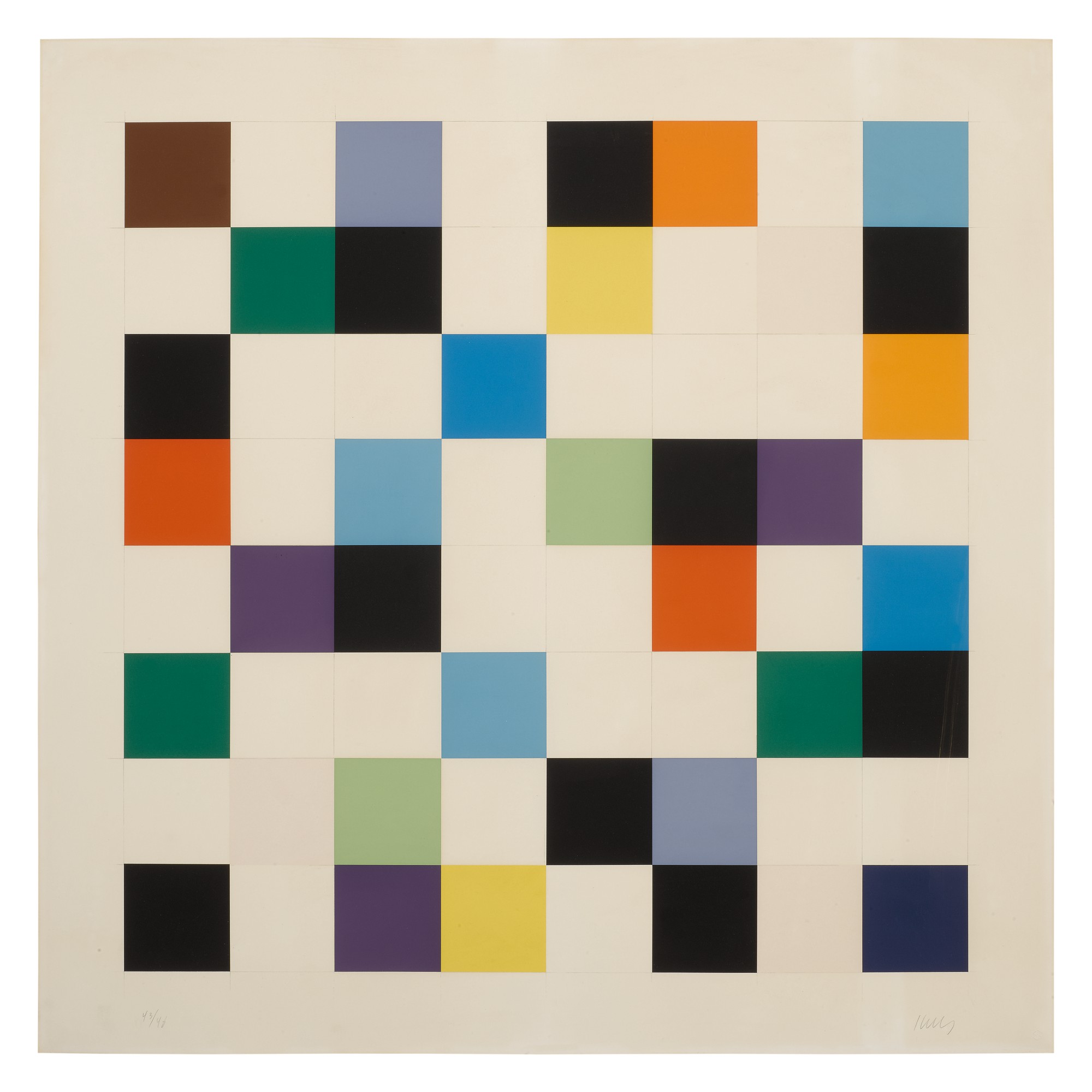 ELLSWORTH KELLY | COLORS ON A GRID (AXSOM 140) | Prints & Multiples ...