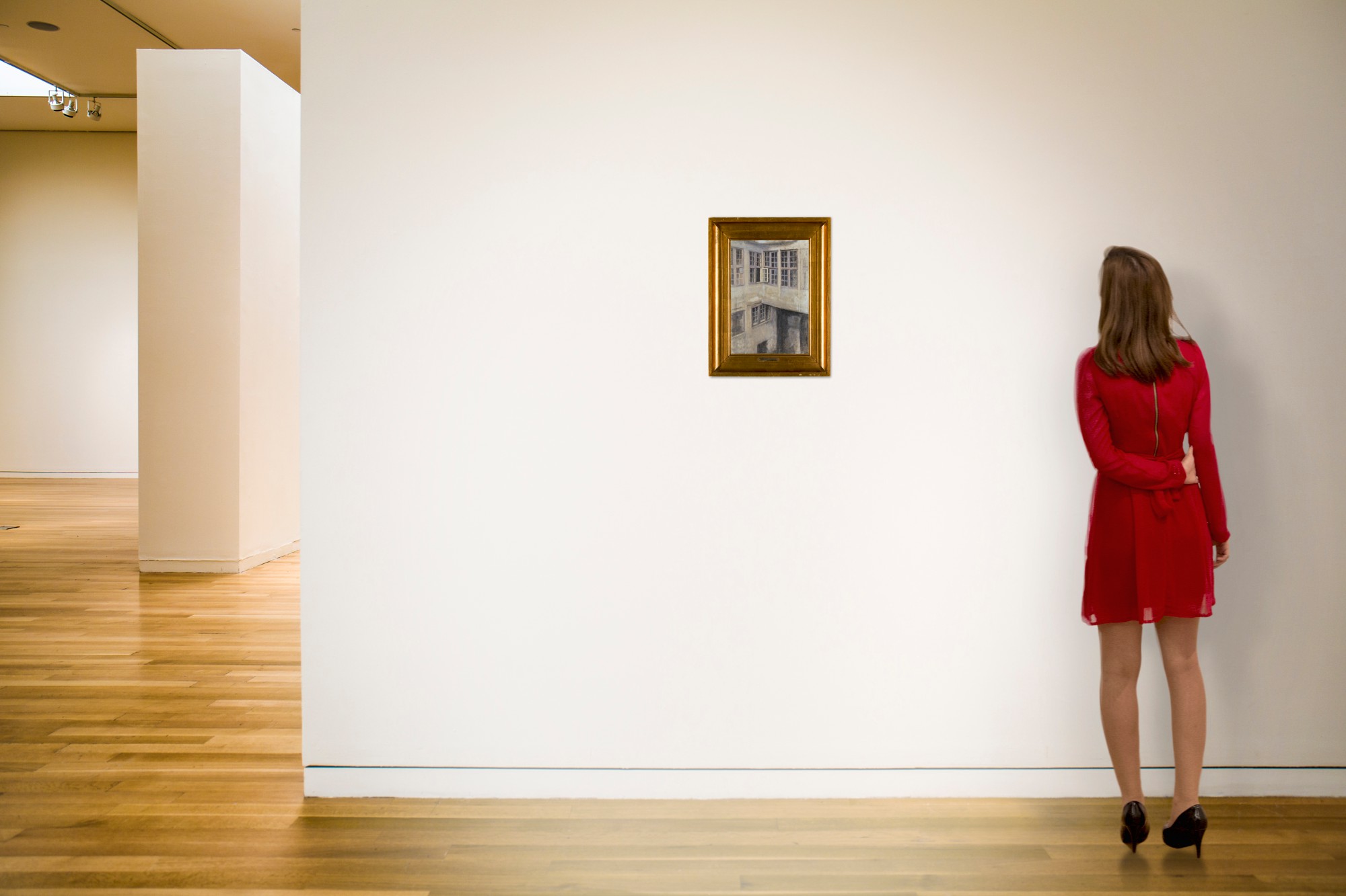 VILHELM HAMMERSHØI | THE COURTYARD, STRANDGADE 30 | Rembrandt to ...