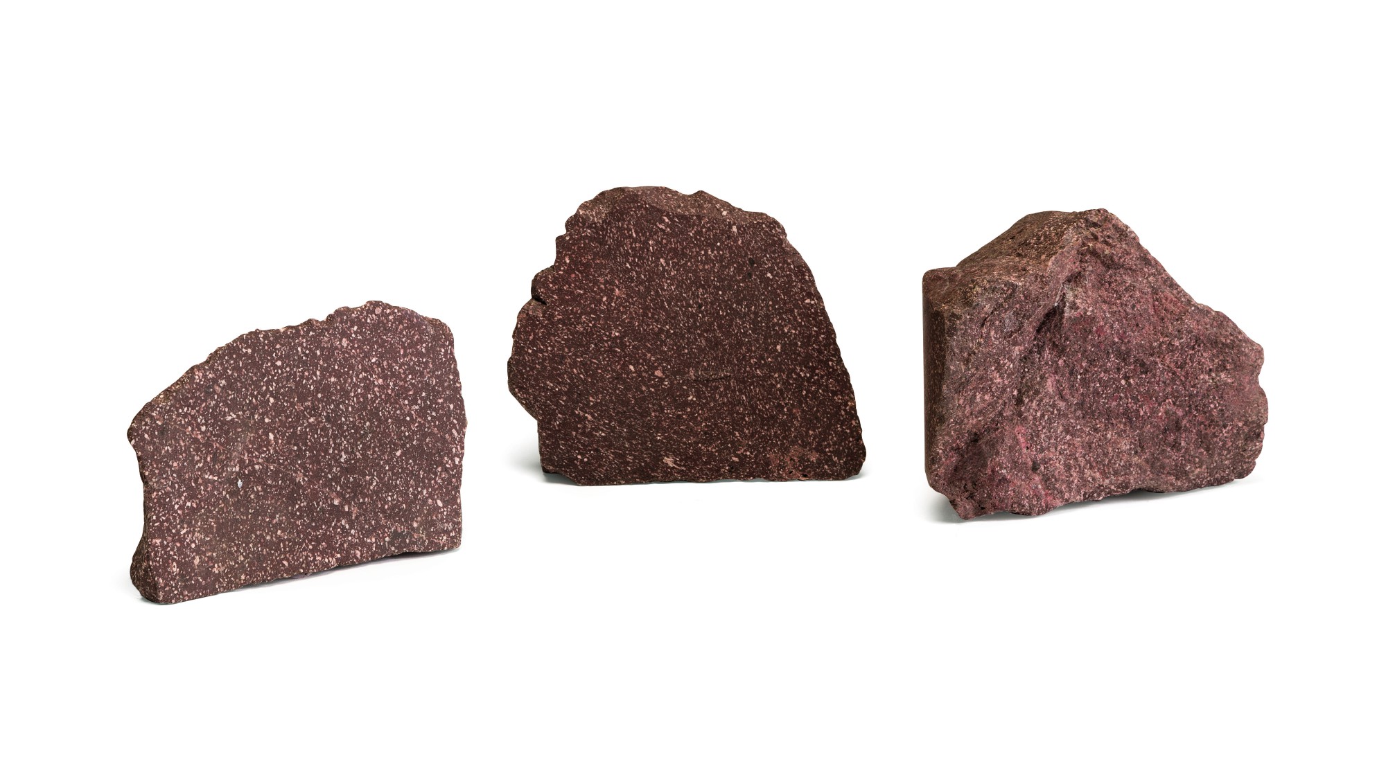 Three fragments of a porphyry column | Collection Pierre Le-Tan ...