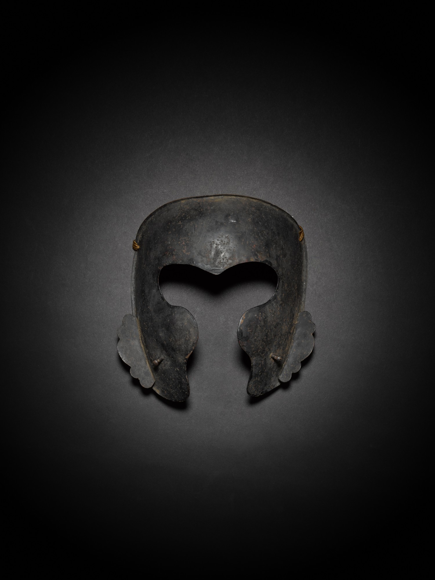 A happuri [solid plate face guard] | 19th -20th century | The Samurai ...