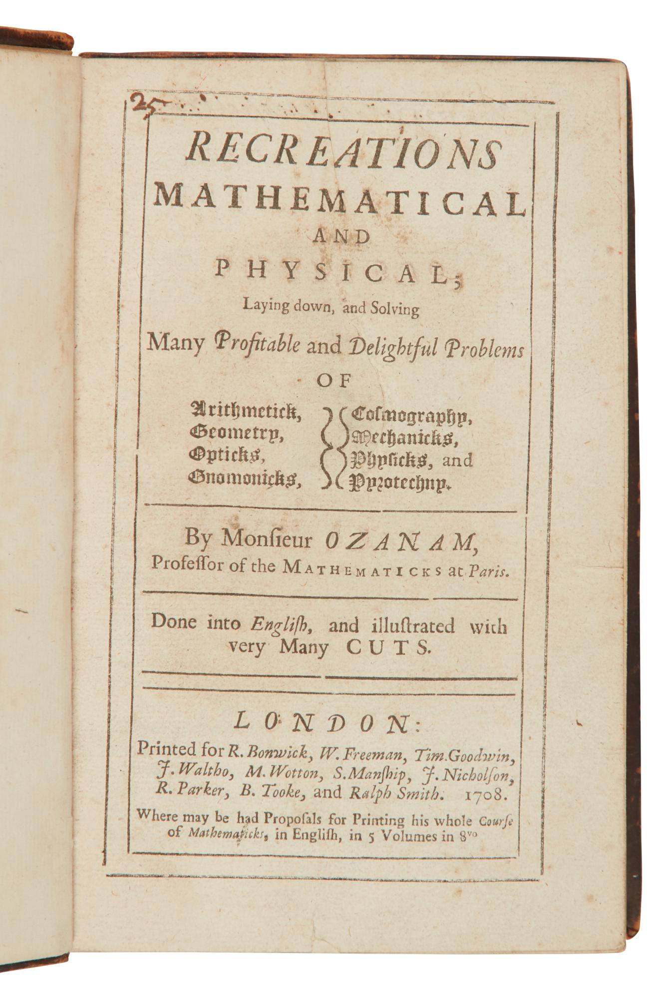 (Mathematics) | Early recreational mathematics and popular science ...