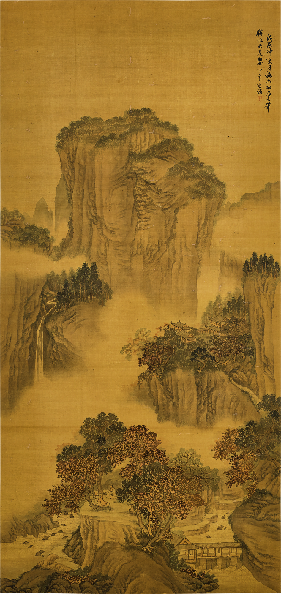 LI GU (18TH CENTURY) 李詁 | LANDSCAPE AFTER TANG YIN 倣唐寅筆意山水 | Fine ...