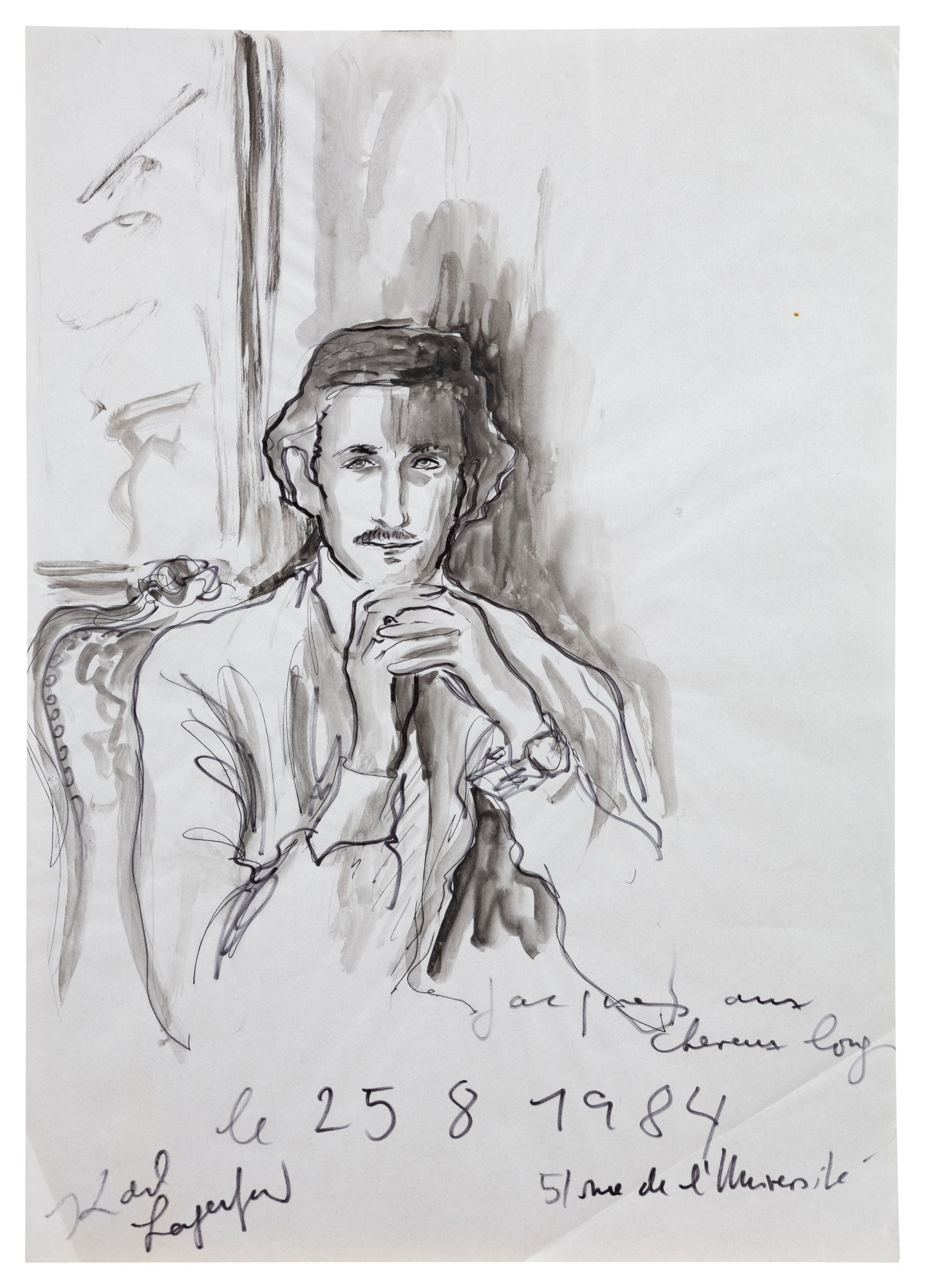 Portrait of Jacques de Bascher | KARL, Karl Lagerfeld’s Estate III, Day ...