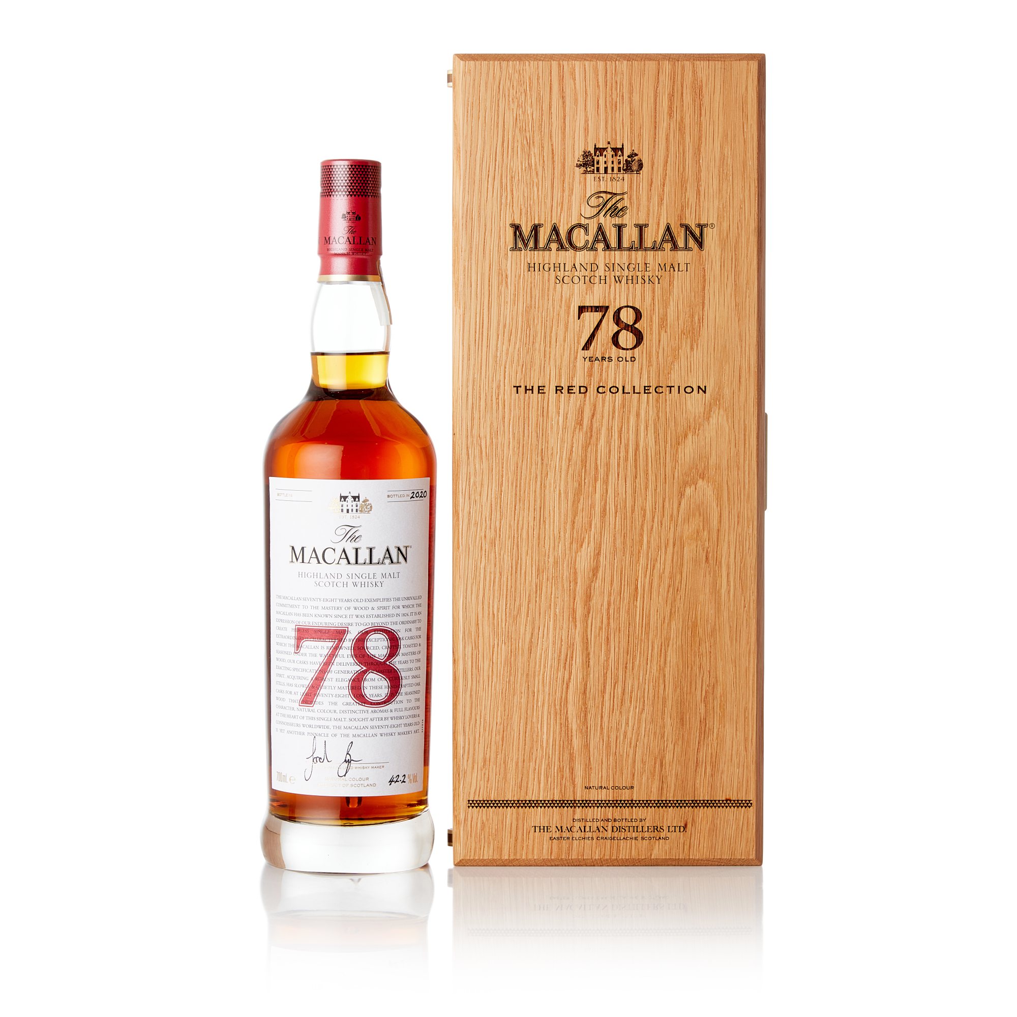 The Macallan The Red Collection 78 Year Old 42.2 abv NV (1 BT70 ...