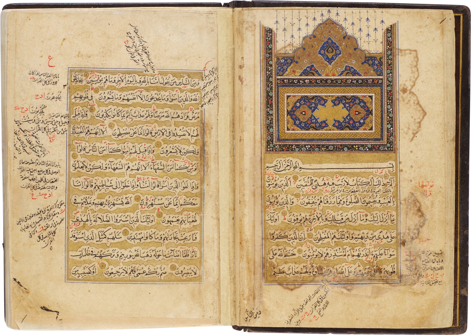 An illuminated Qur'an, India, Mughal, second half 17th century | Arts ...