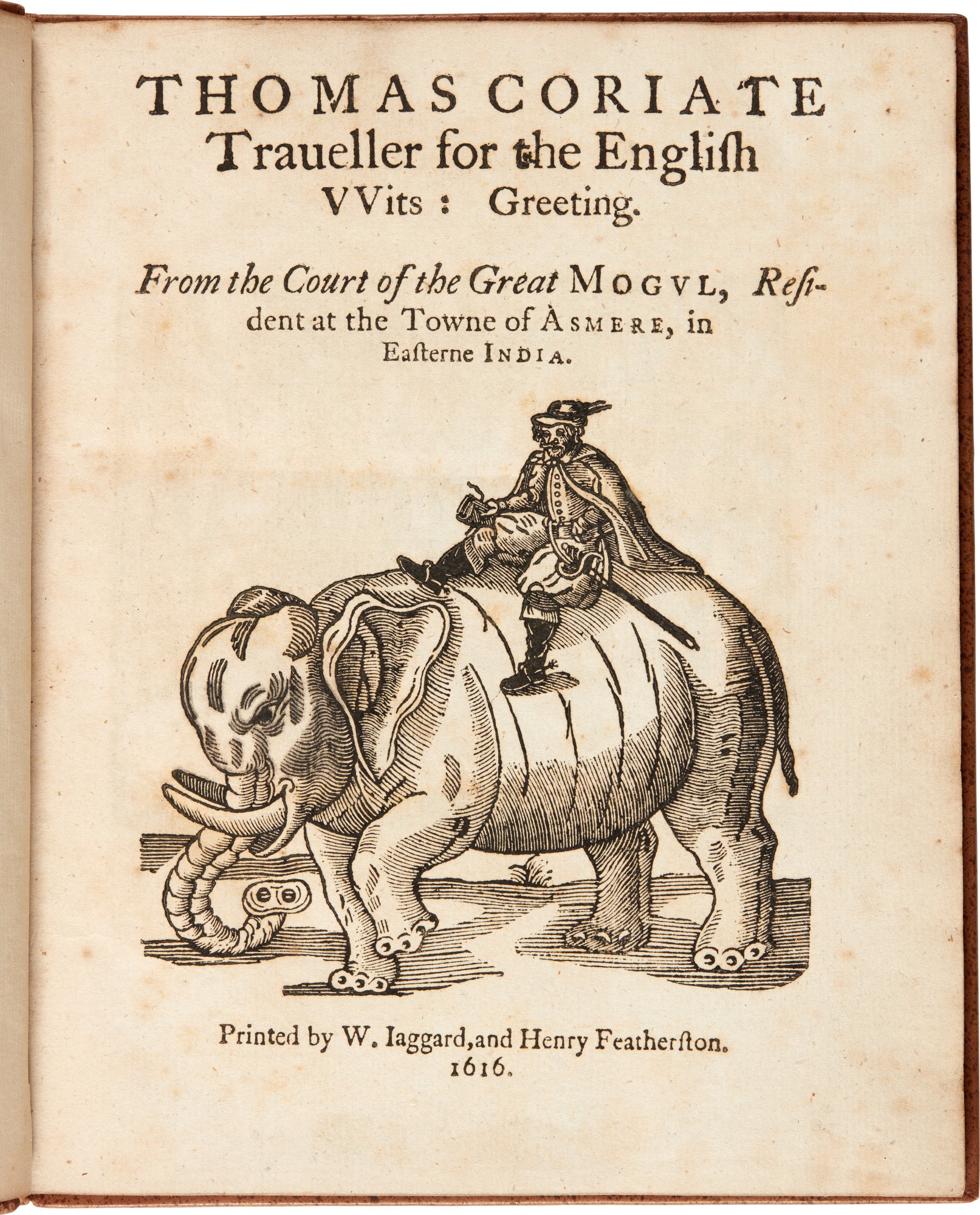 Coryate | Greeting from the court of the Great Mogul, London, 1616 [i.e ...
